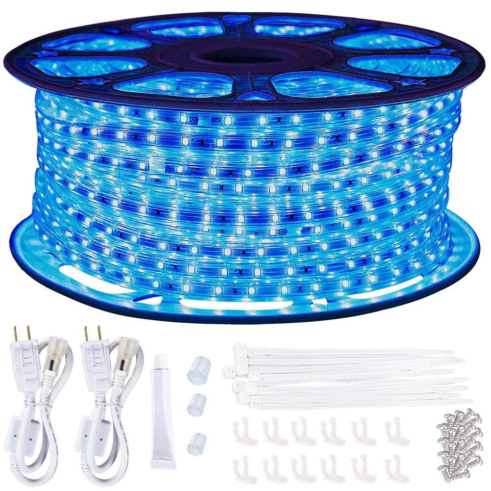 Amazon.com: SURNIE Led Rope Lights Outdoor Waterproof 150ft Strip ...