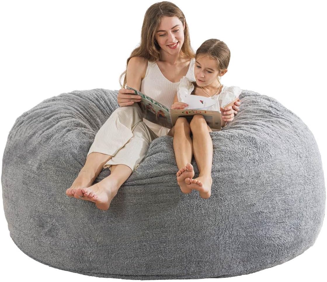 Amazon.com: Homguava 3FT Bean Bag Chair Bean Bag Chairs for Adults Bean ...