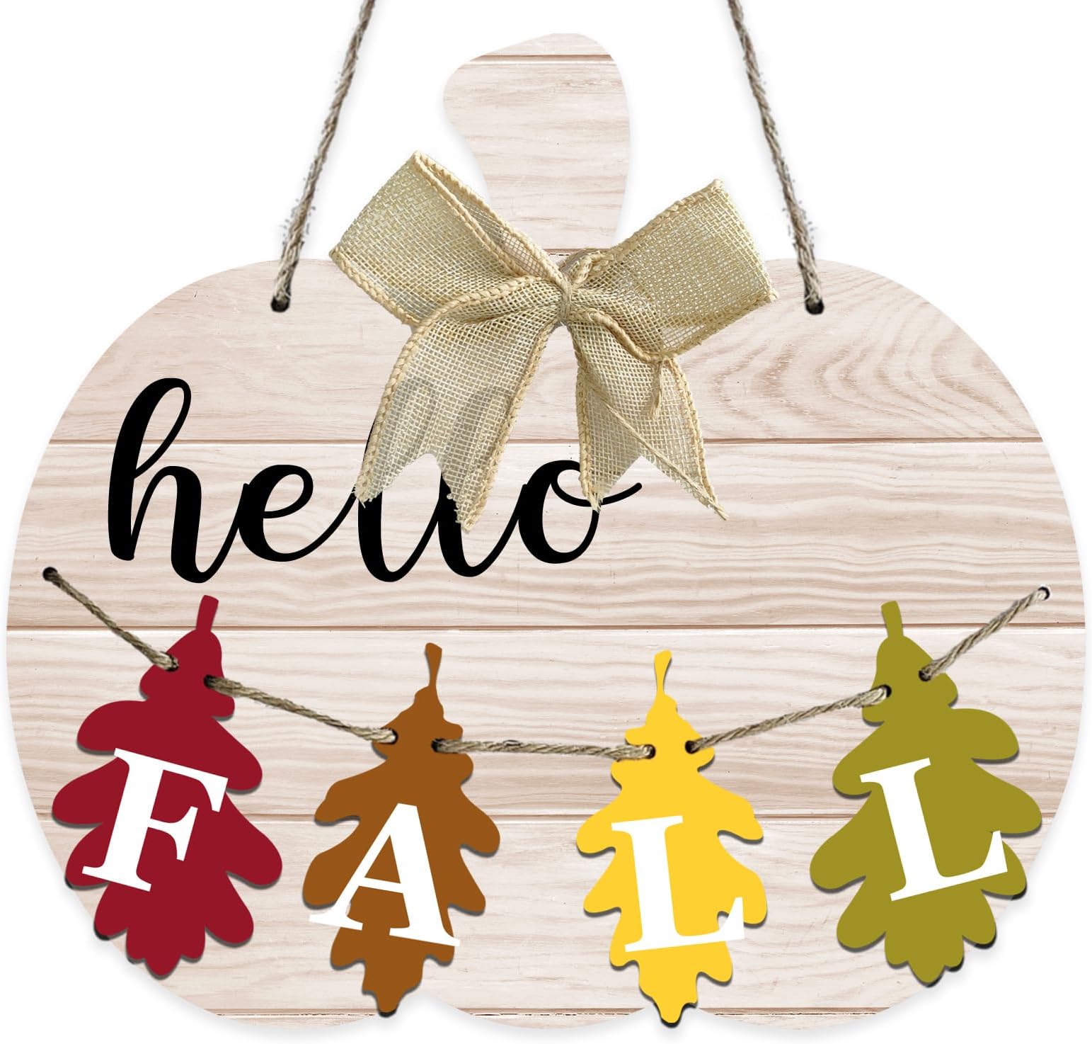 Amazon.com : Craig Bachman 12" Hanging Wood Sign: Happy Fall Distressed ...