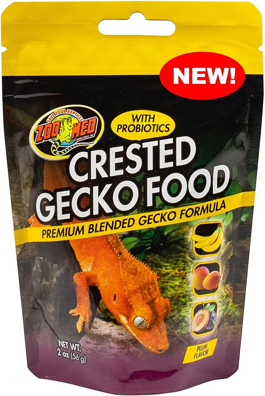Amazon.com : Zoo Med Crested Gecko Food - Watermelon - 8 oz, Black ...