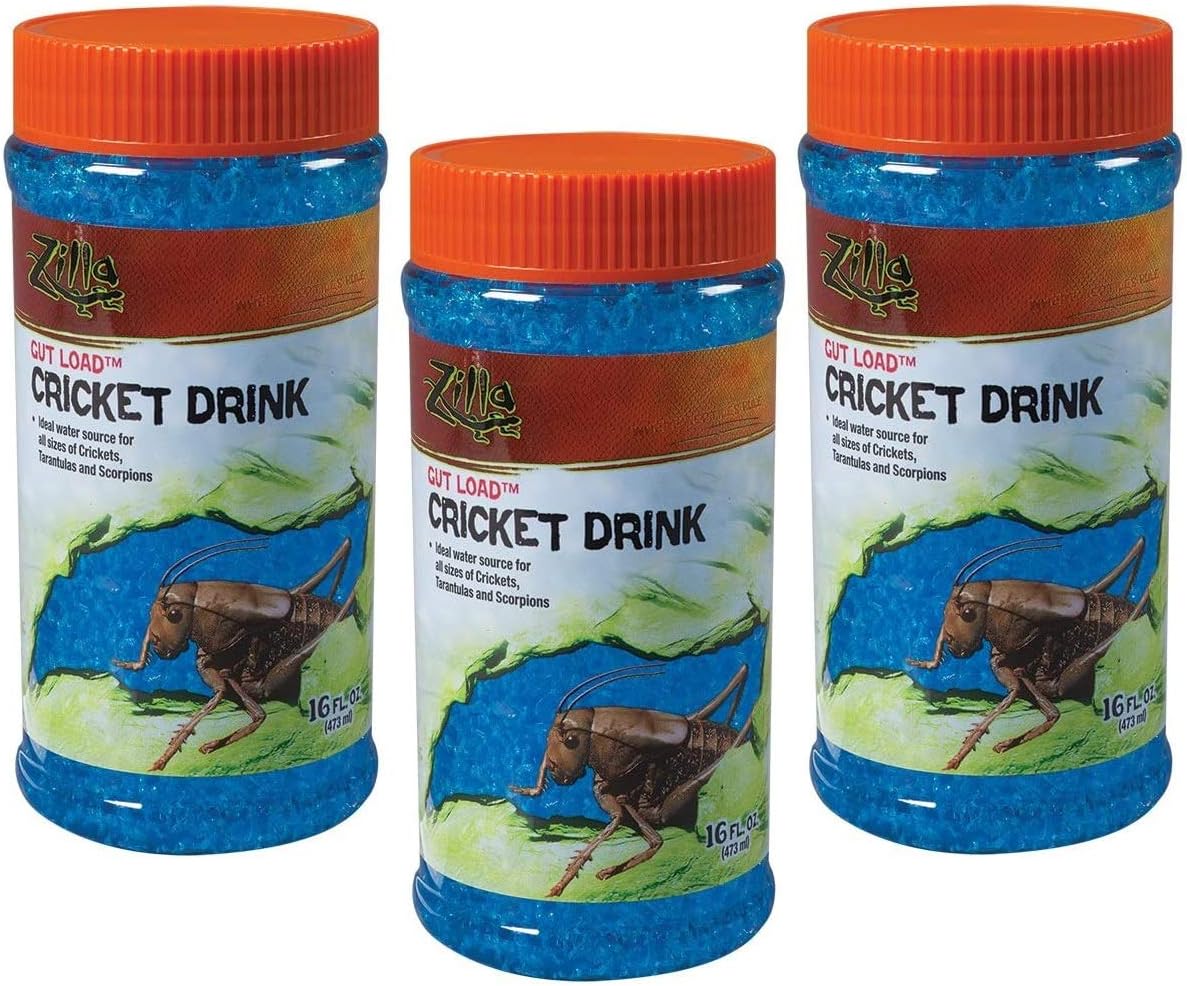 Amazon.com : Zilla 3 Pack of Gut Load Cricket Drink, 16 Ounces Each ...