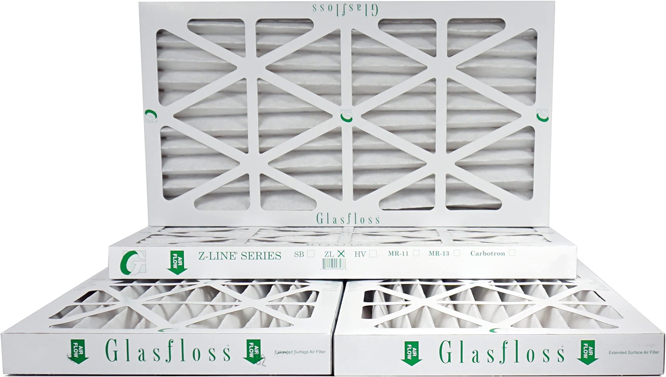 Glasfloss 16x24x2 - MERV 10 -Qty:6 - Furnace Air Filter - Made in USA ...