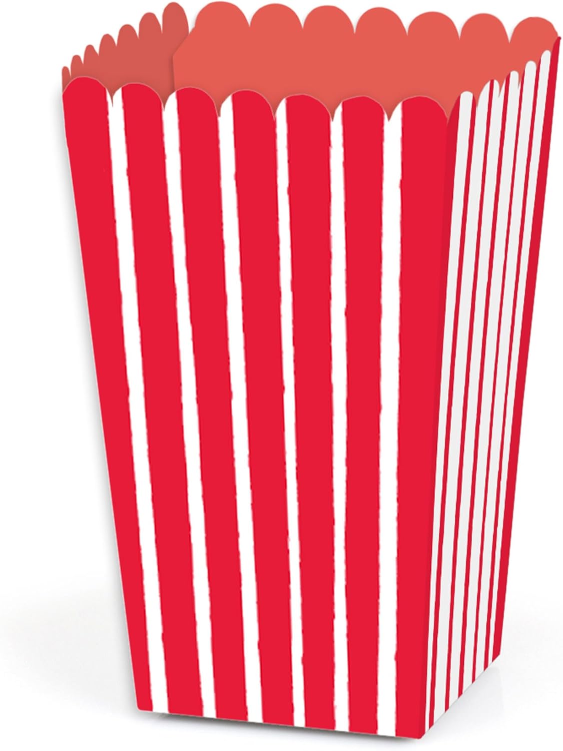 Amazon.com: Big Dot of Happiness Red Stripes - Simple Party Favor ...