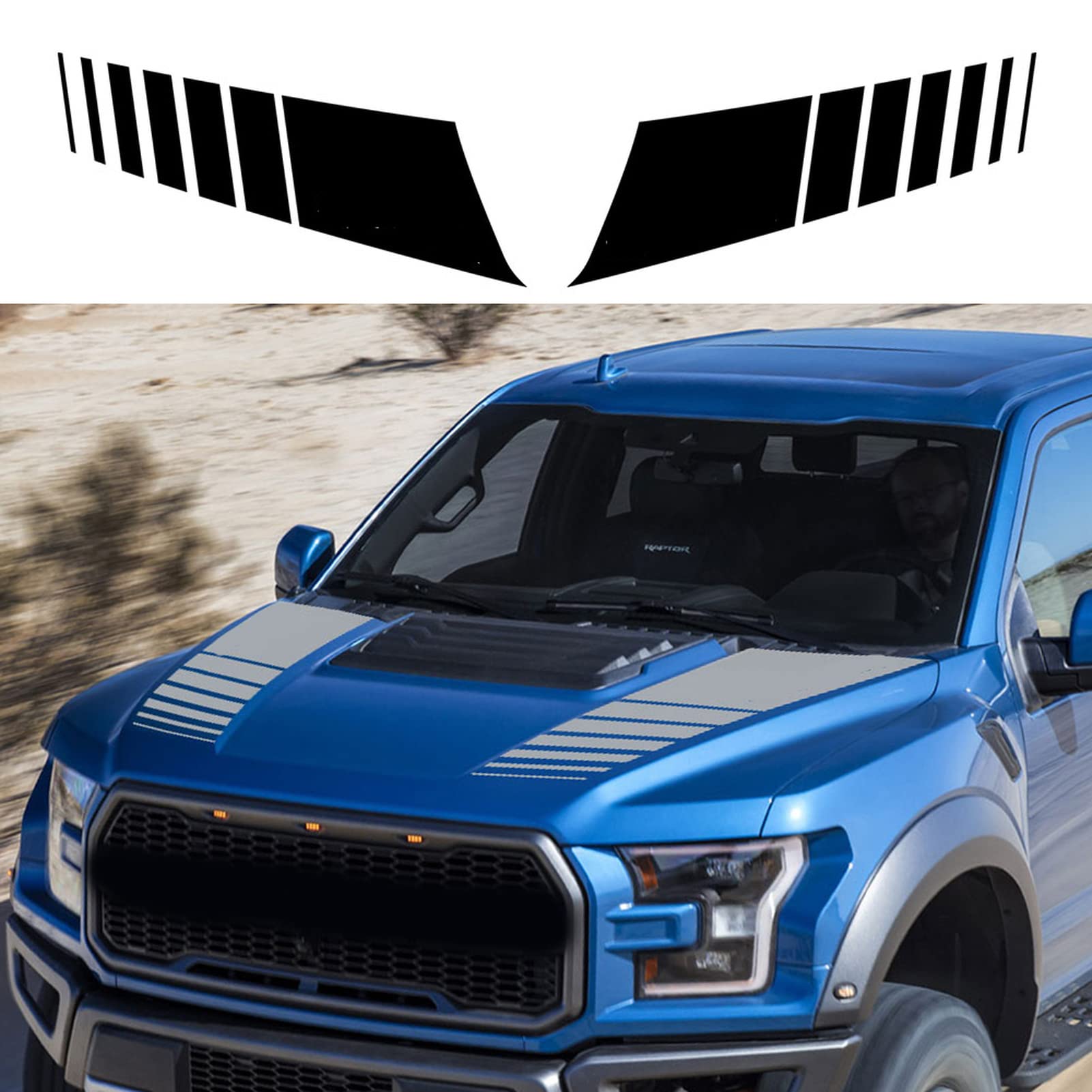 Car Side Skirt Stripe Decal Decals For Ford Ranger Raptor | Desertcart ...