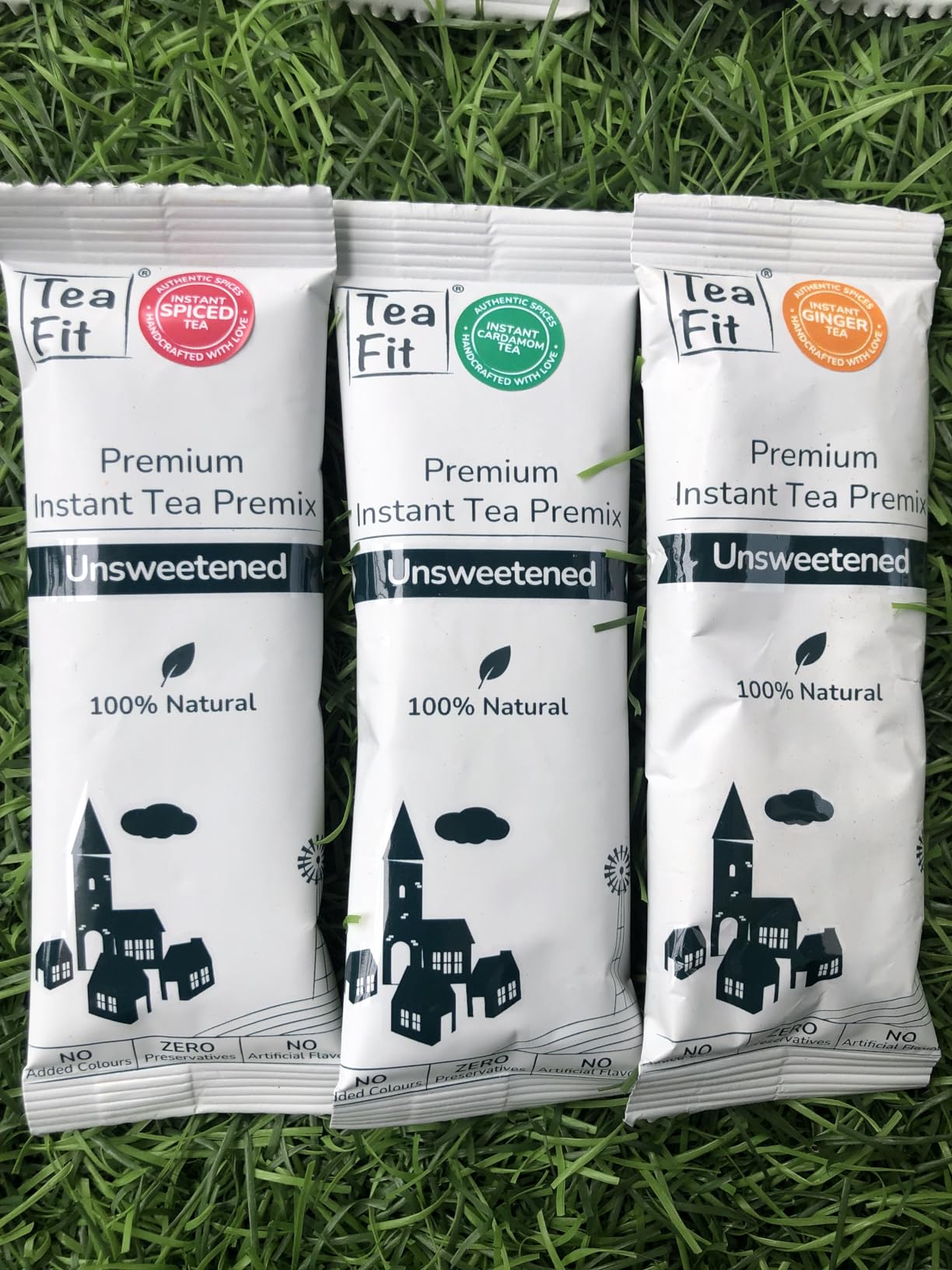 TeaFit Premium Zero Sugar Instant Assorted Tea Pack of 50 Sachets ...