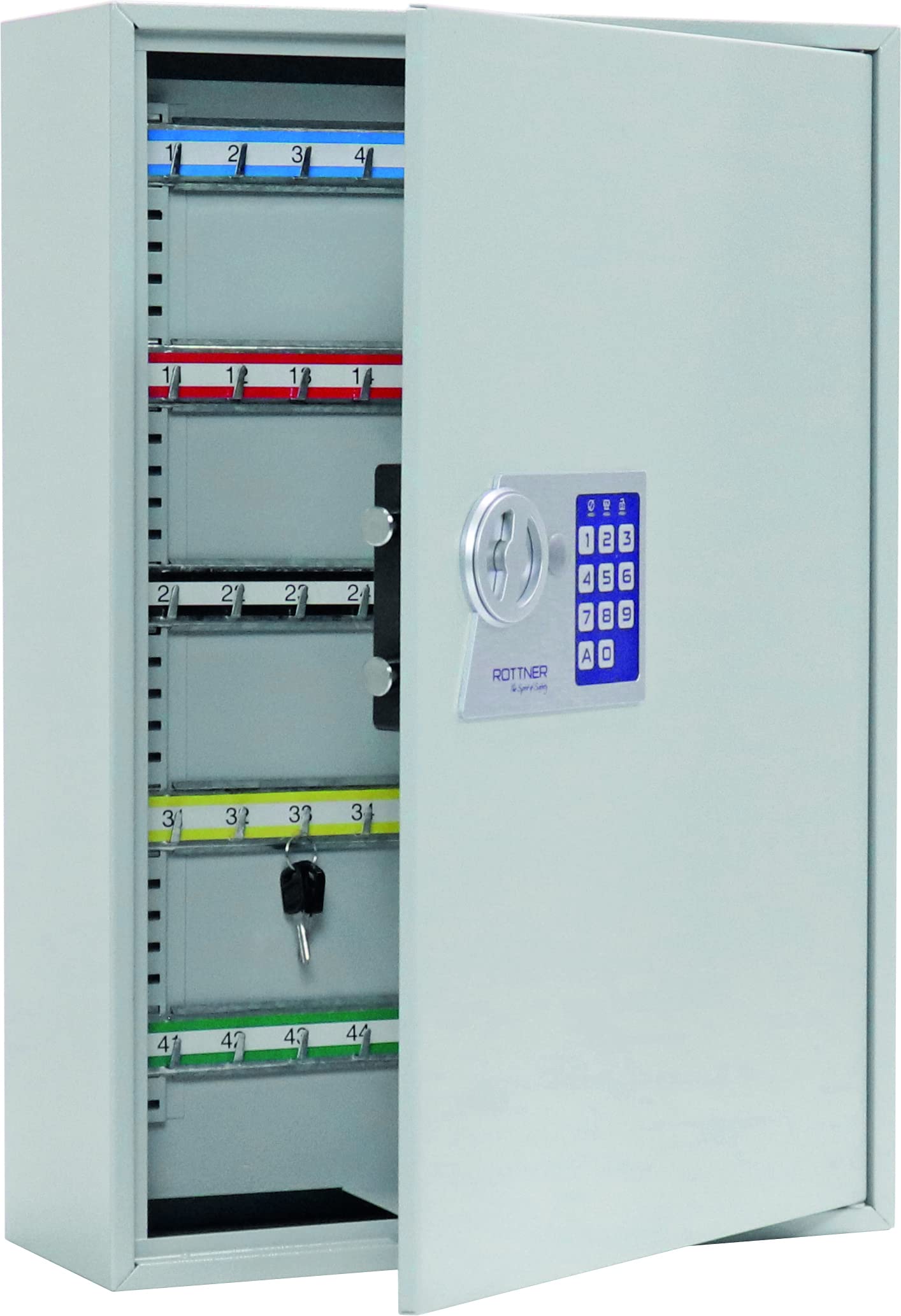 Rottner S 200 Single-Door Key Cabinet Cylinder Lock Swiveling Key ...