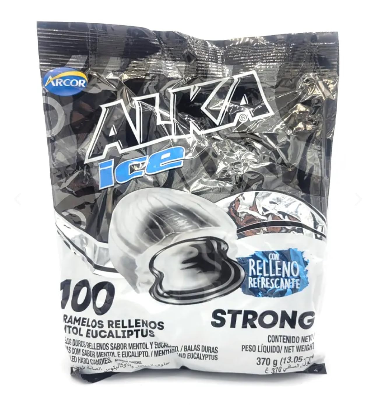 Amazon.com : Arcor Alka Ice Mints with Gel Center - Strong Menthol ...