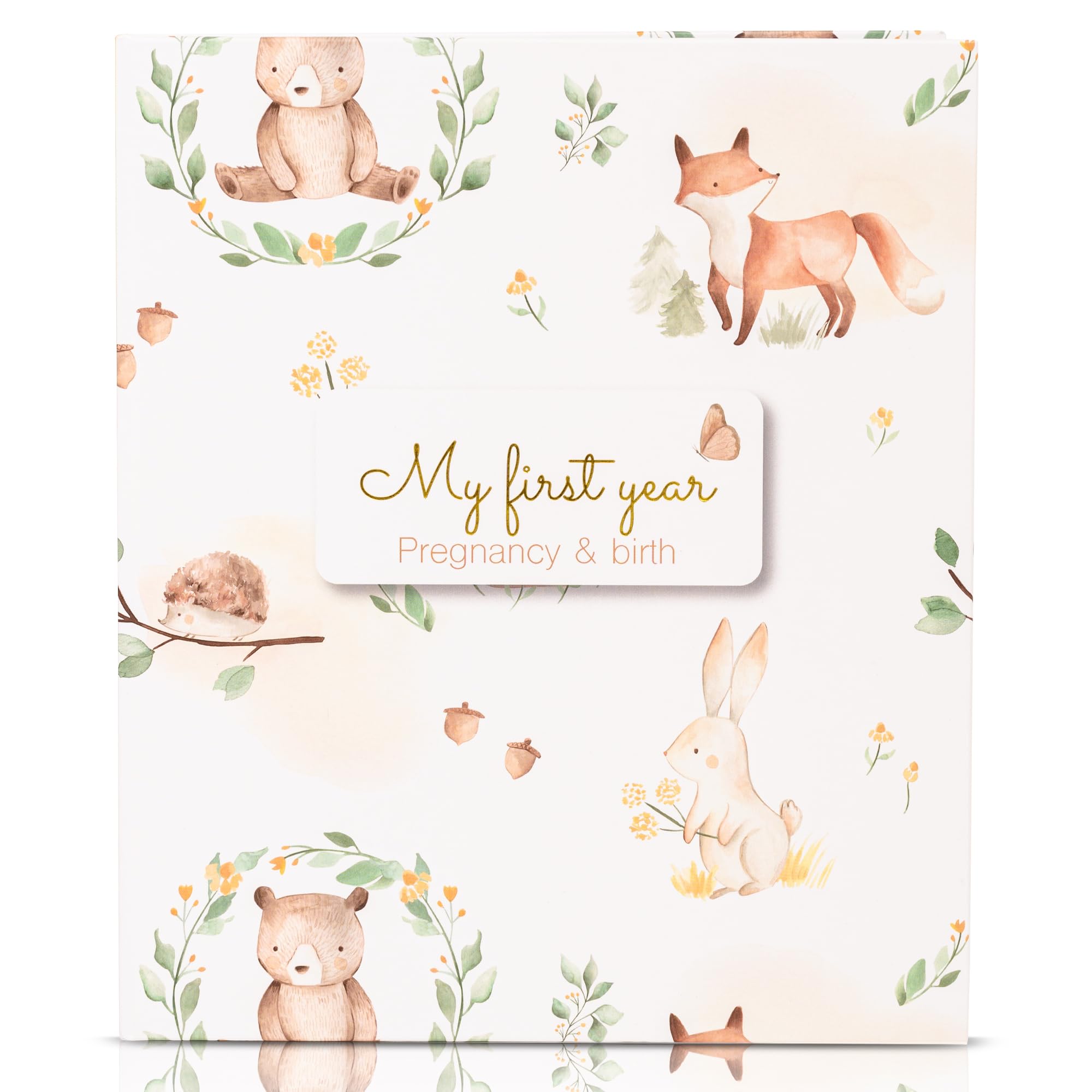 Amazon.com: Baby First Year Memory Book - Simple Hardcover Keepsake ...