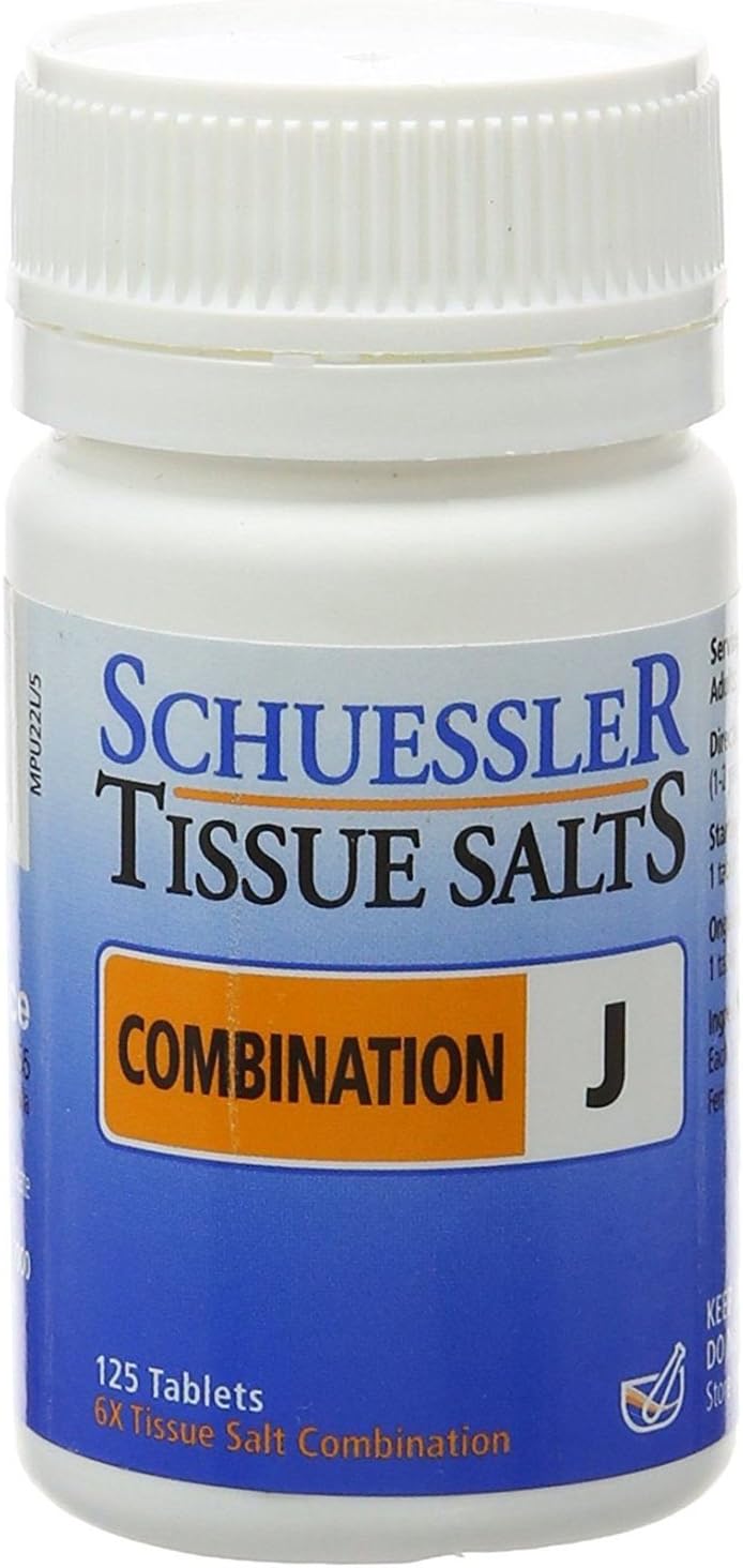 Amazon.com: Schuessler Combination J Tissue Salts Tablets 125 Tablets ...