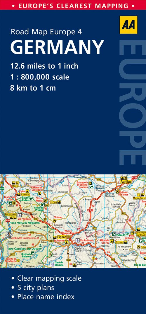 Road Map Germany (Road Map Europe): AA Publishing: 9780749575328 ...