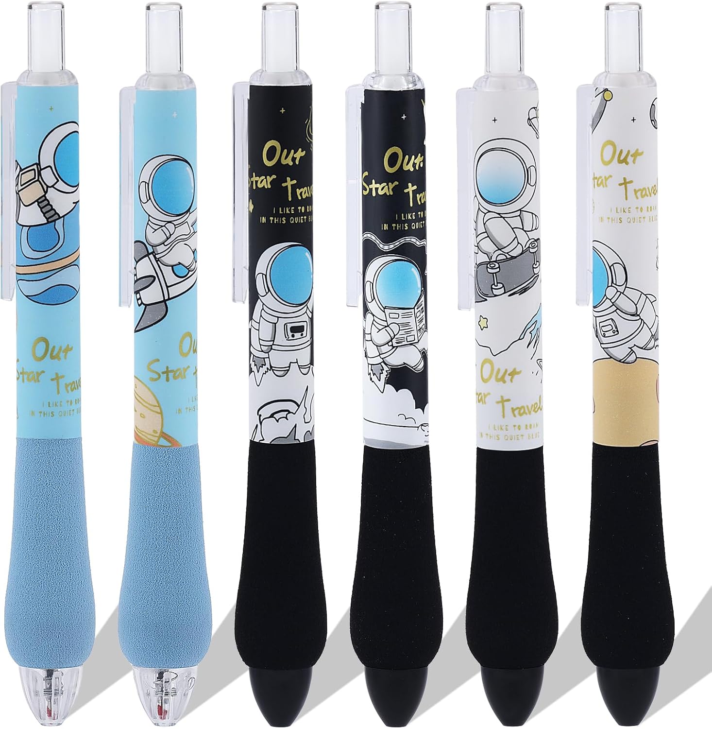 Amazon.com: 6Pcs Cute Pens Aesthetic 0.5 Gel Pens Fine Point Kawaii ...