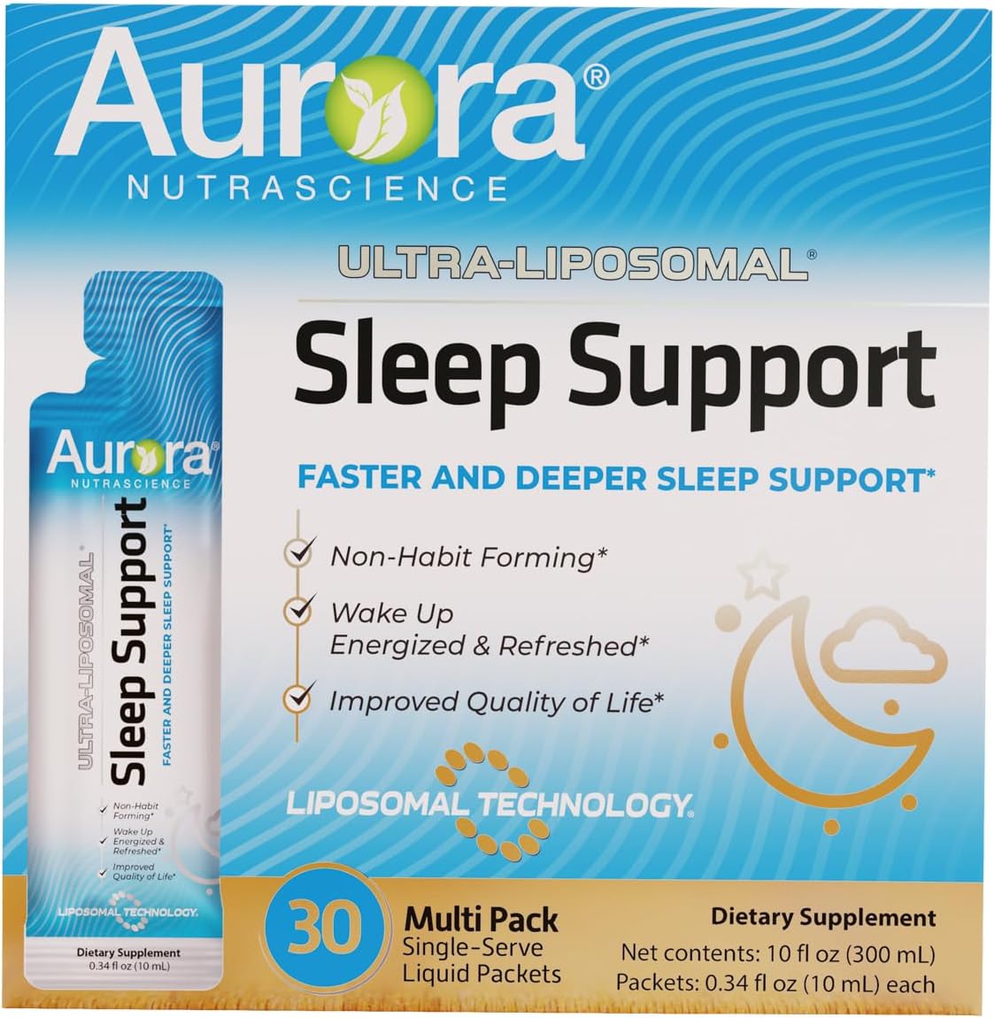 Amazon.com: Aurora Nutrascience, Ultra-Liposomal Sleep Support ...