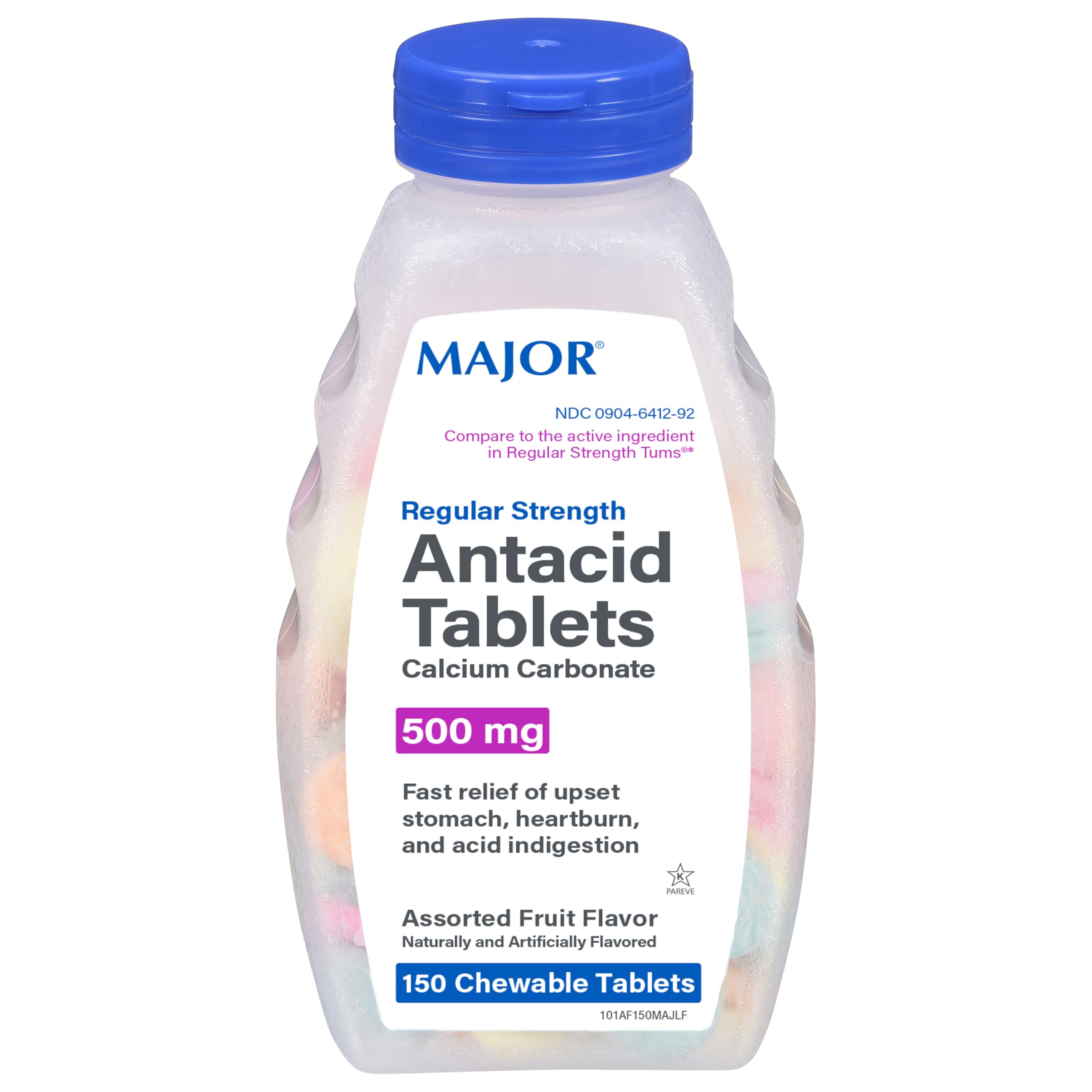 Snapklik.com : Major Regular Strength Antacid Tablets - Calcium ...