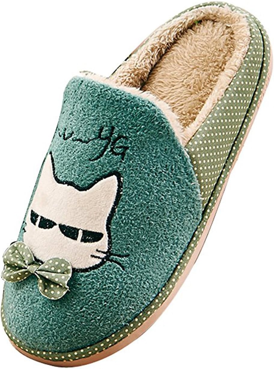 blubi – Zapatillas de casa de diseño de Gatos Forro cálido Dormitorio ...