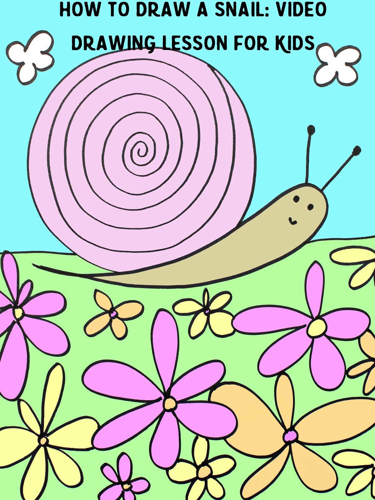 Buy How to Draw a Snail: Video Drawing Lesson for Kids Online at ...