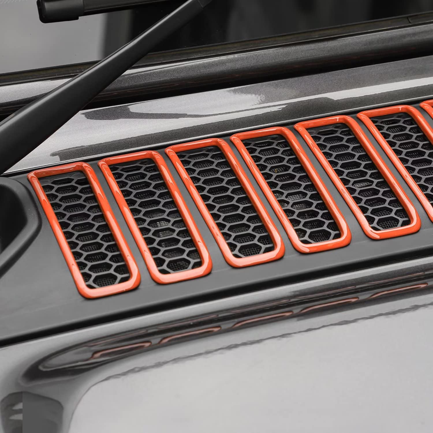 RT-TCZ for Wrangler JL Cowl Vents Cover Hood Outlets Trim for Jeep ...