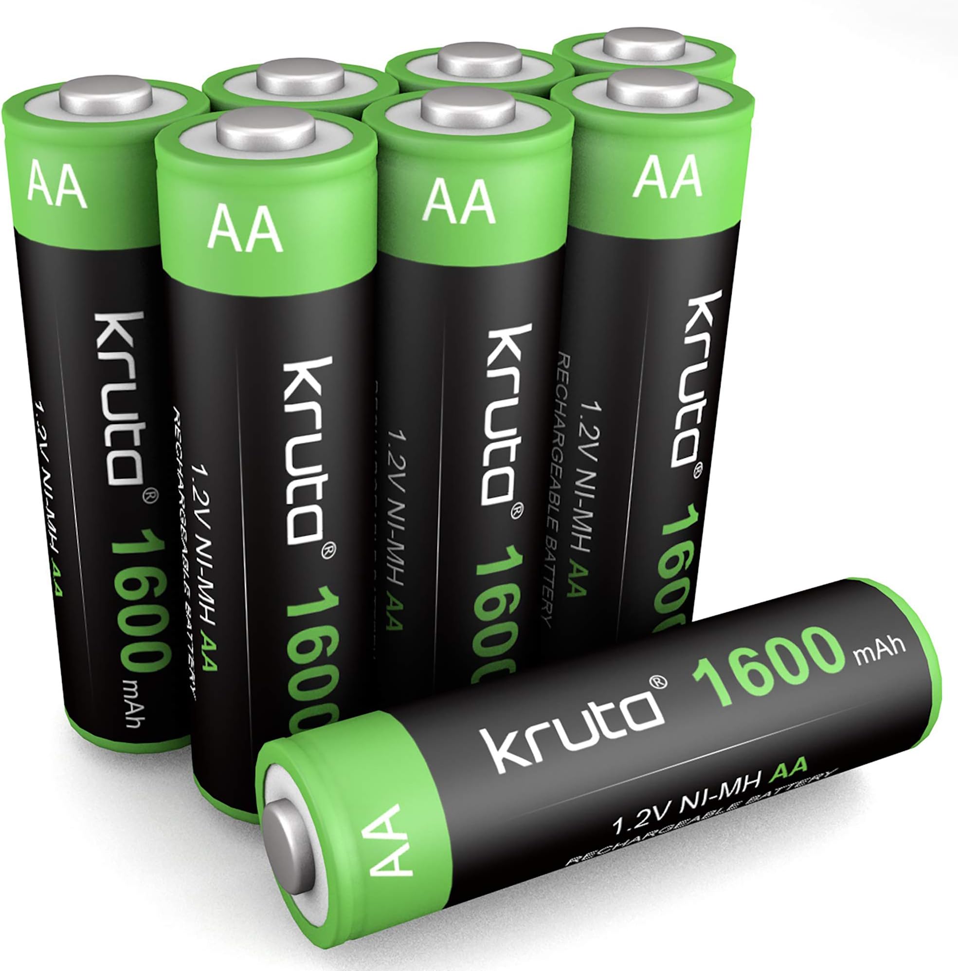 Amazon.com: RELIGHTABLE AA NiCd 600mAh 1.2V Rechargeable Batteries for ...
