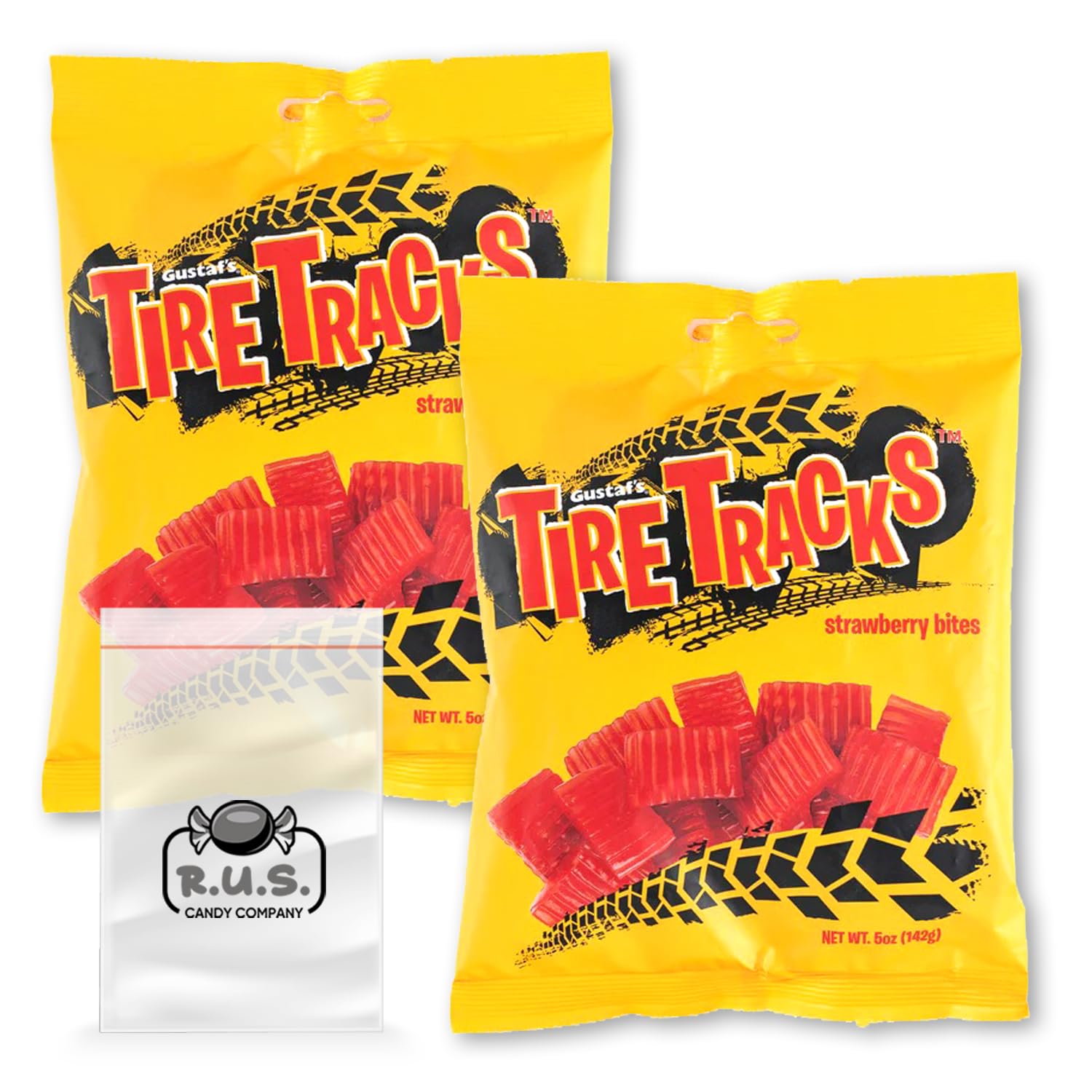 Amazon.com : Tire Tracks Strawberry Bites, 2 Pack - 5 oz Each ...