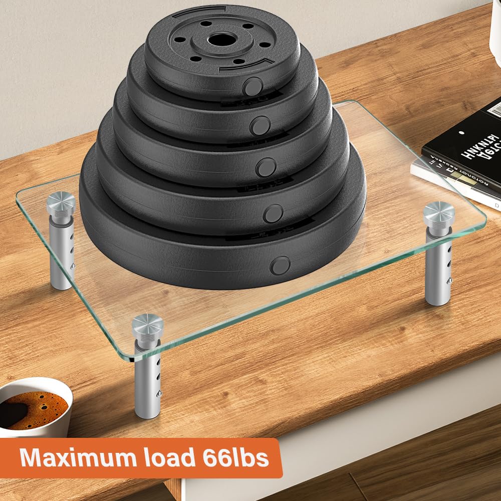 Snapklik.com : KKTONER GLASS Monitor Stand