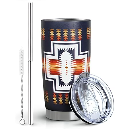 Amazon.com | HOWSEESNOW South Western Indian Tumbler, Native American ...