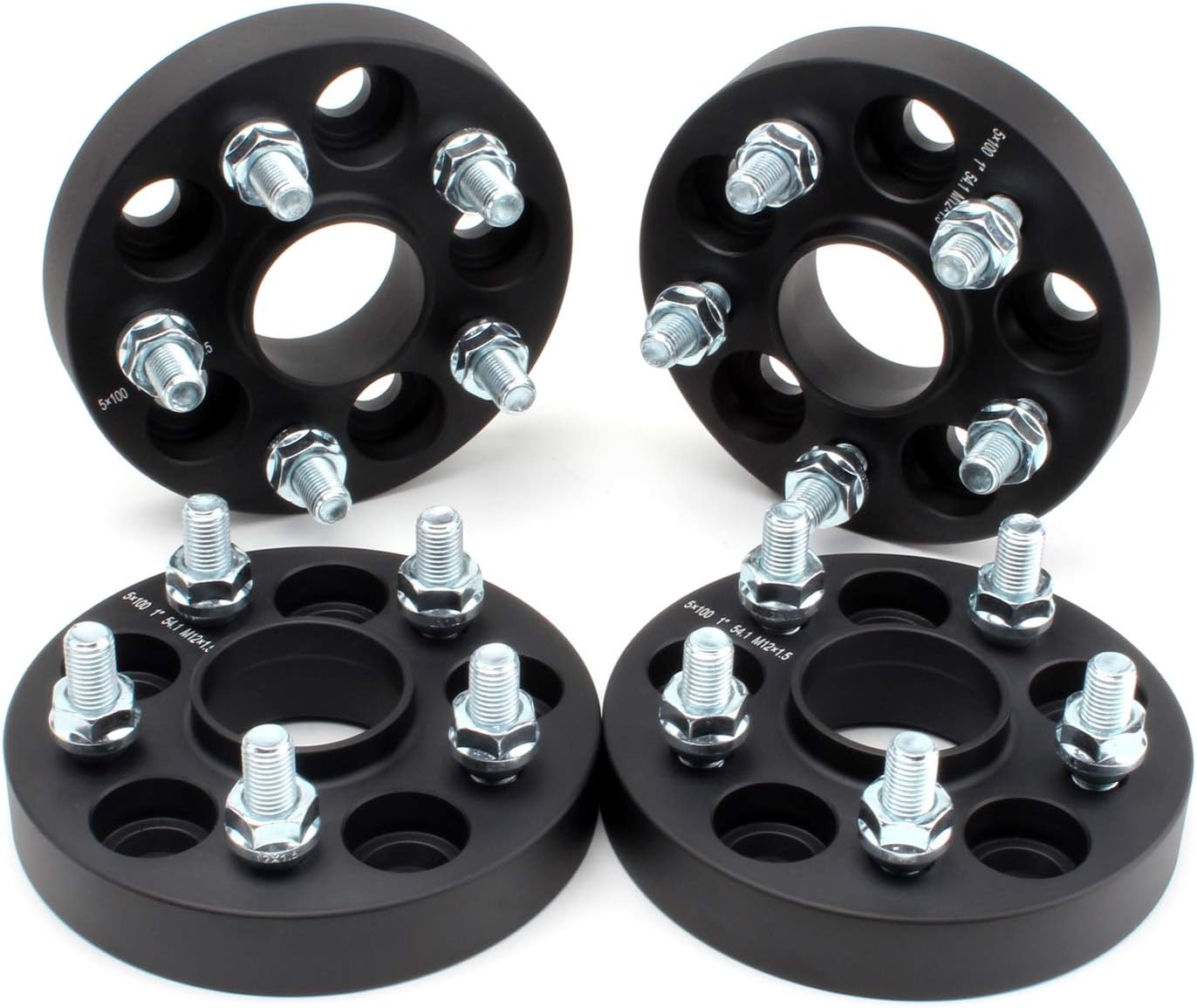 Amazon.com: YIZBAP 4PCS 5x100 to 5x112 Wheel Adapters, 1.25 inch ...