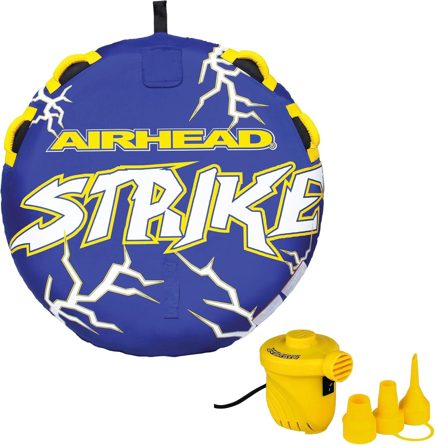 Amazon.com : Kwik Tek Airhead Strike 2 Single Rider Inflatable Towable ...