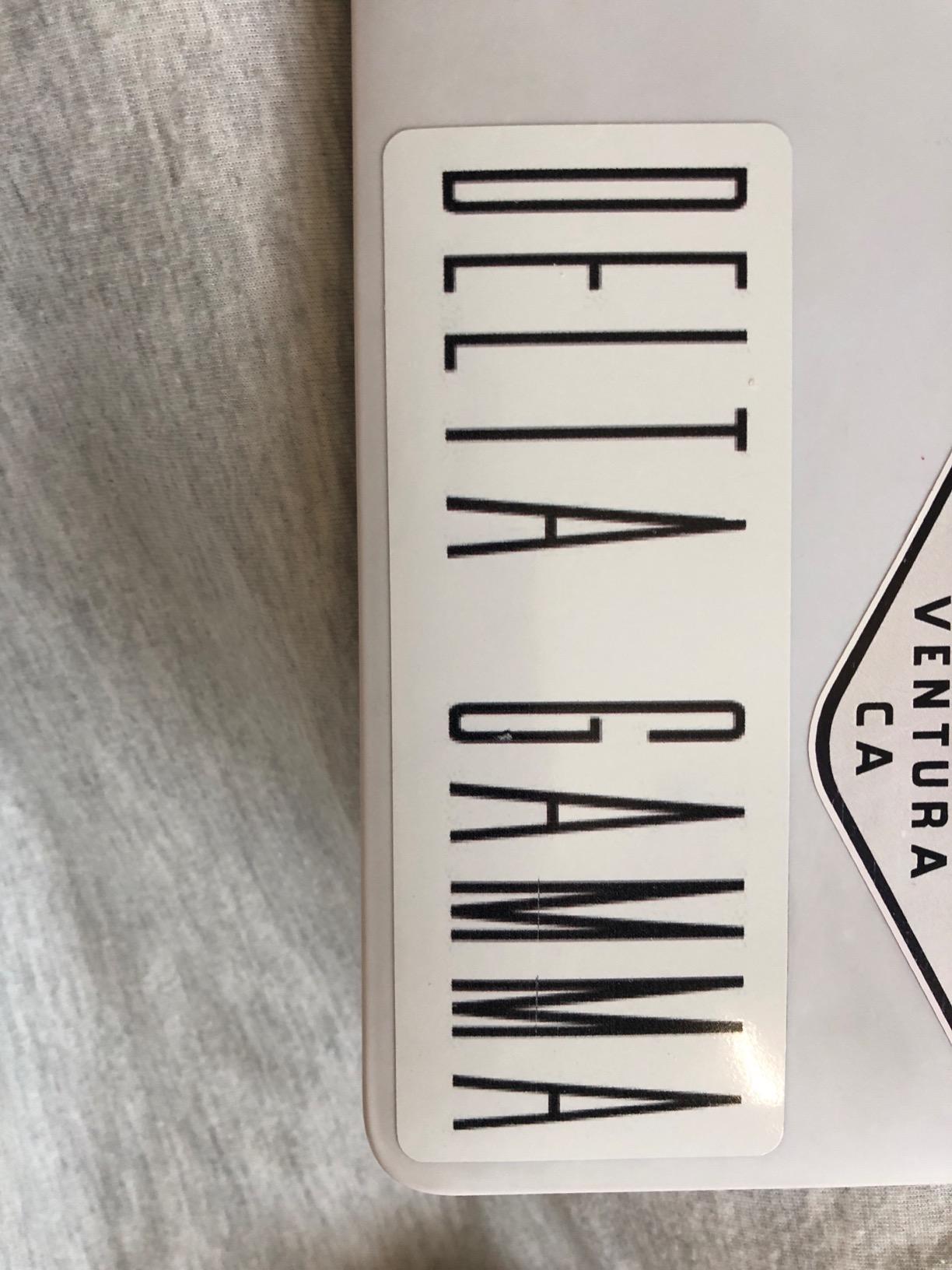 Amazon.com: Chili Print Delta Gamma | DG - Sticker Graphic Bumper ...