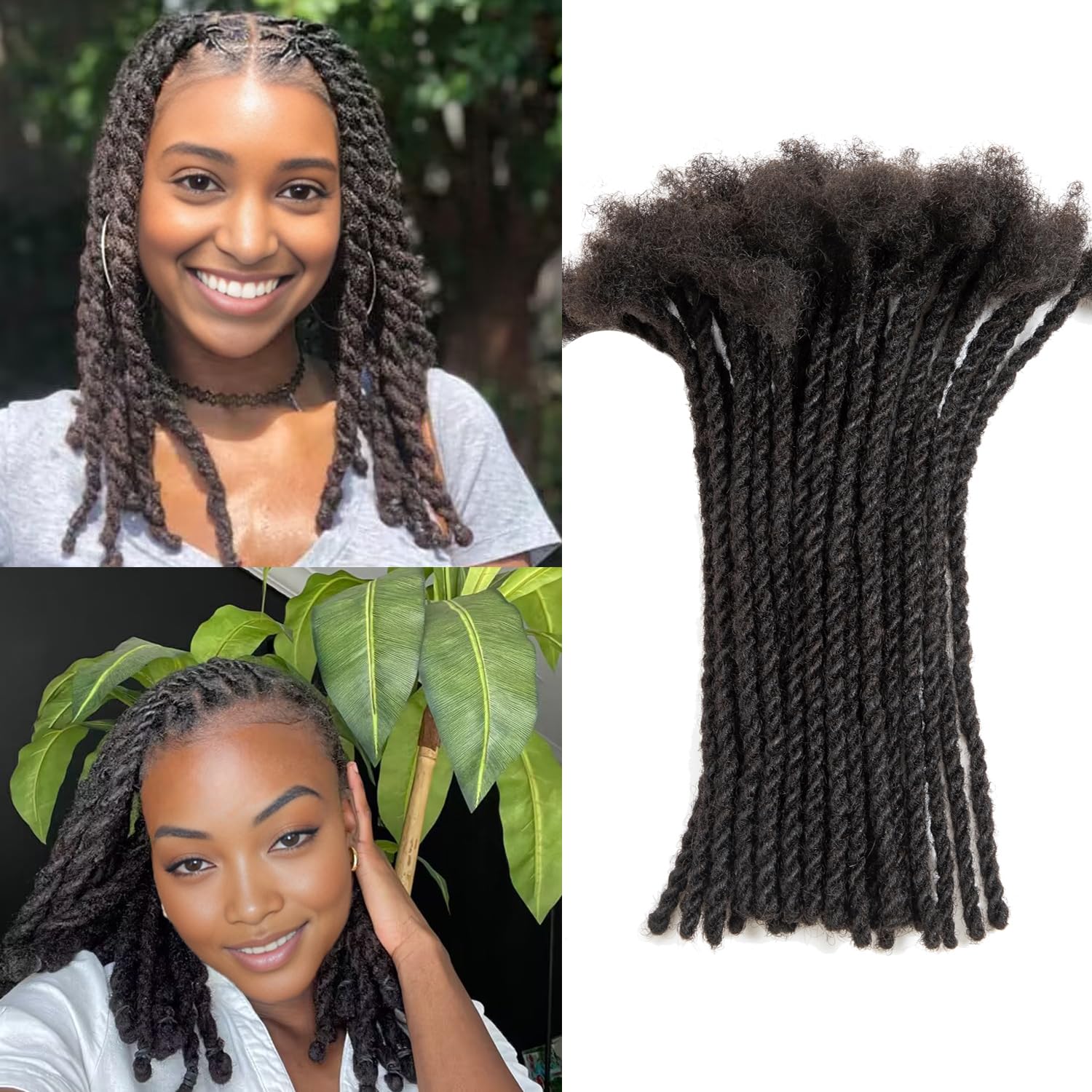 Rastas Retorcidas De 4 Hebras Extensiones Sintéticas De Rastas De