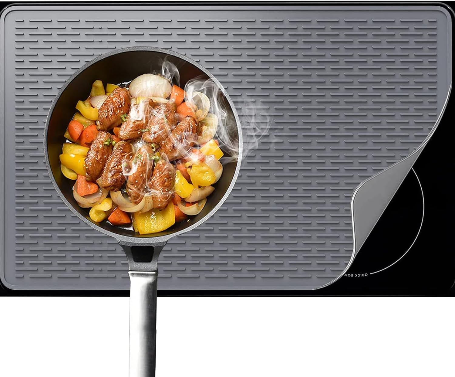 Amazon.com: Silicone Stove Top Covers For Electric Stove - glass stove ...