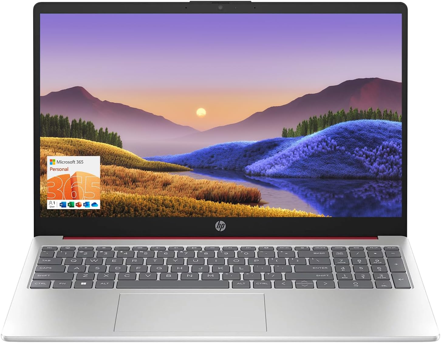 Amazon.com: HP 15.6" Portable Laptop (Include 1 Year Microsoft 365), HD ...