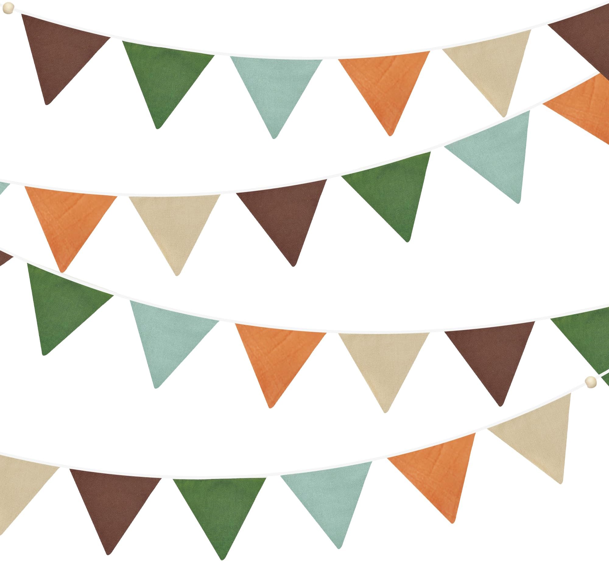 Amazon.com: HERCHR Pennant Banner Flags, 3m Colorful Cloth Camping ...