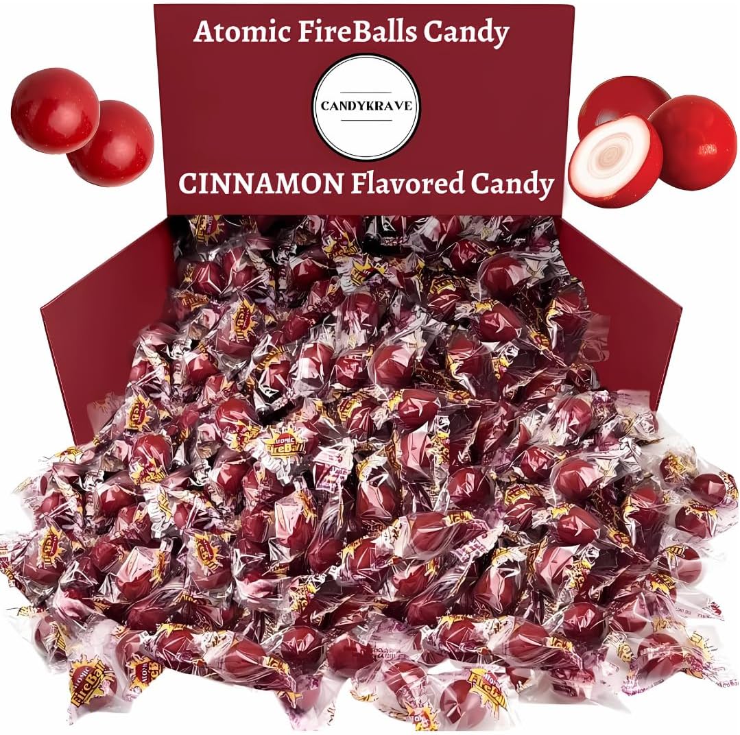 Amazon.com : Fireball Candy, 1 Pound Fireballs Candy Bulk (Approx. 50 ...