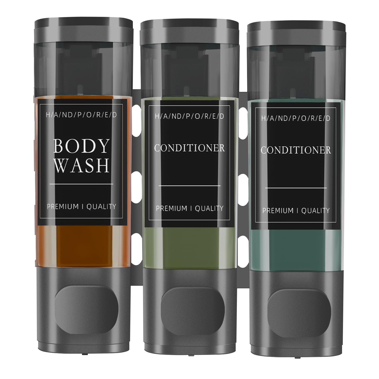 Amazon.com: Xlxker Shower Soap Dispenser, Shower Dispenser 3 Chamber no ...