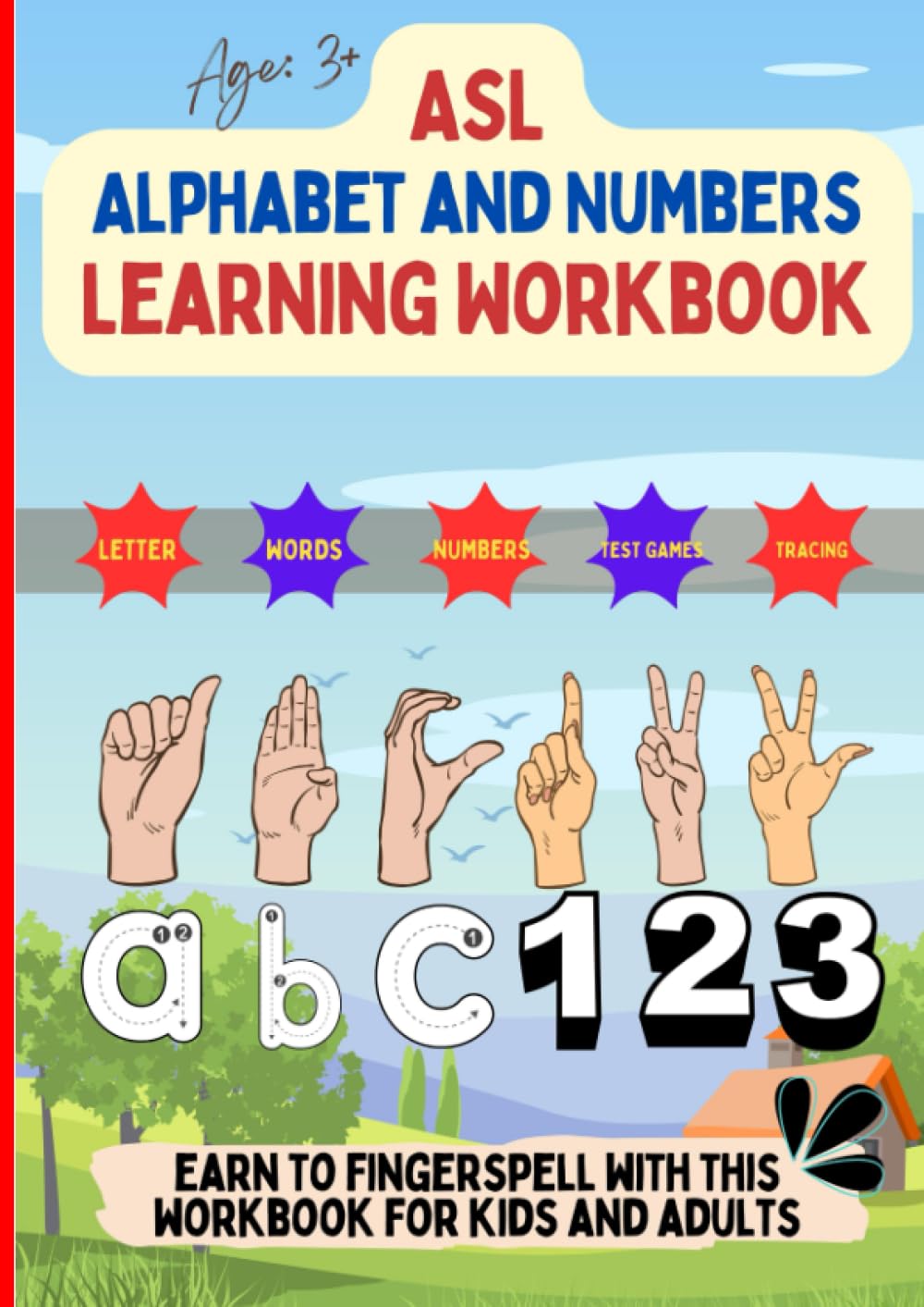 Amazon.com: ASL Alphabet and Numbers Learning Workbook: American Manual ...