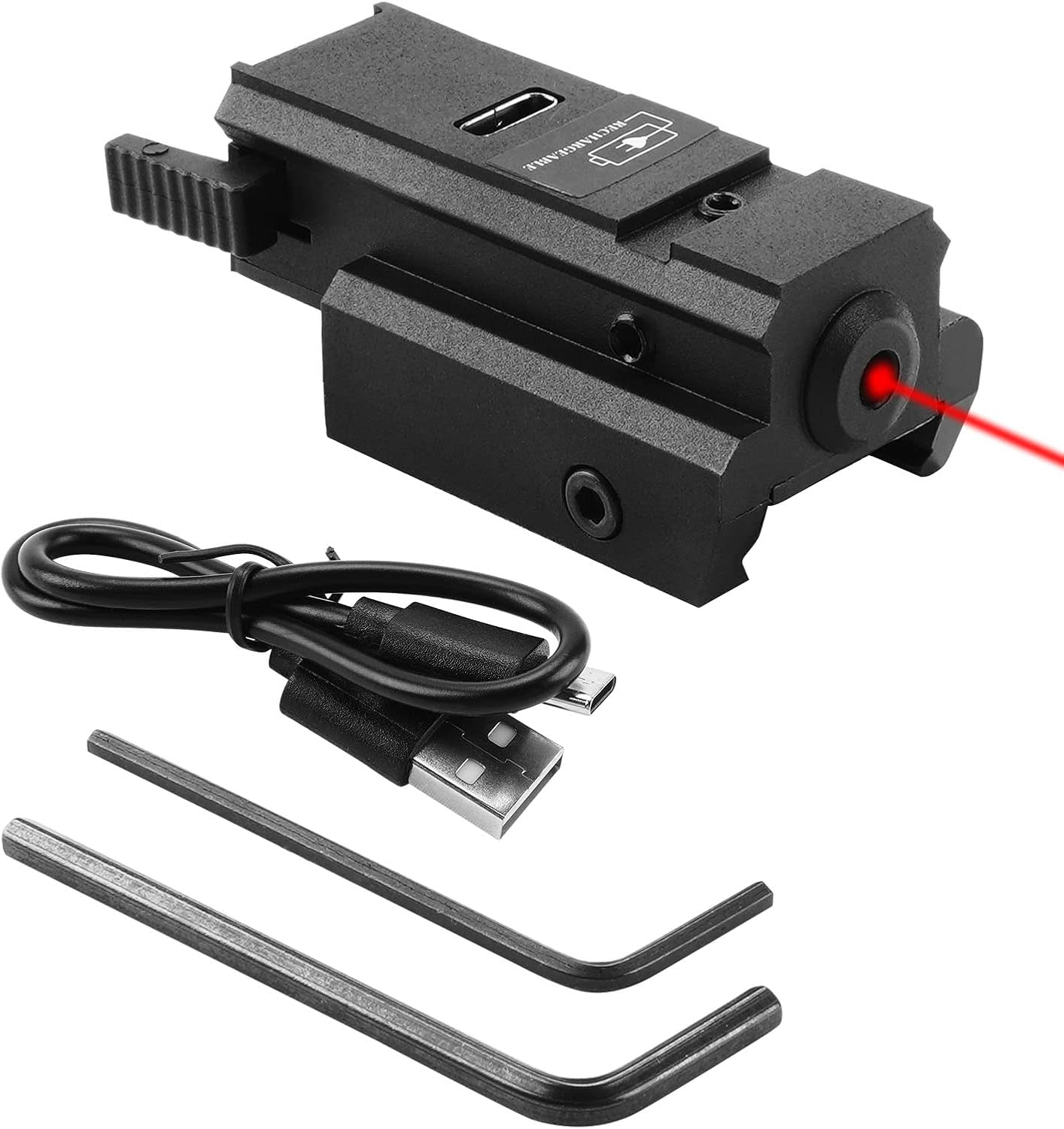 Amazon.com: AGGXPF Rechargeable Red Dot Sights for 20mm Picatinny Rail ...