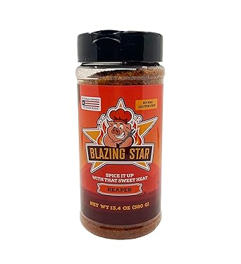 Amazon.com : Blazing Star Reaper Rub – Balanced Sweet Heat Seasoning ...
