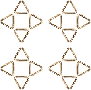 Amazon.com: UFURMATE Triangle Thumb Snap Clip, 16Pcs Spring Loaded ...
