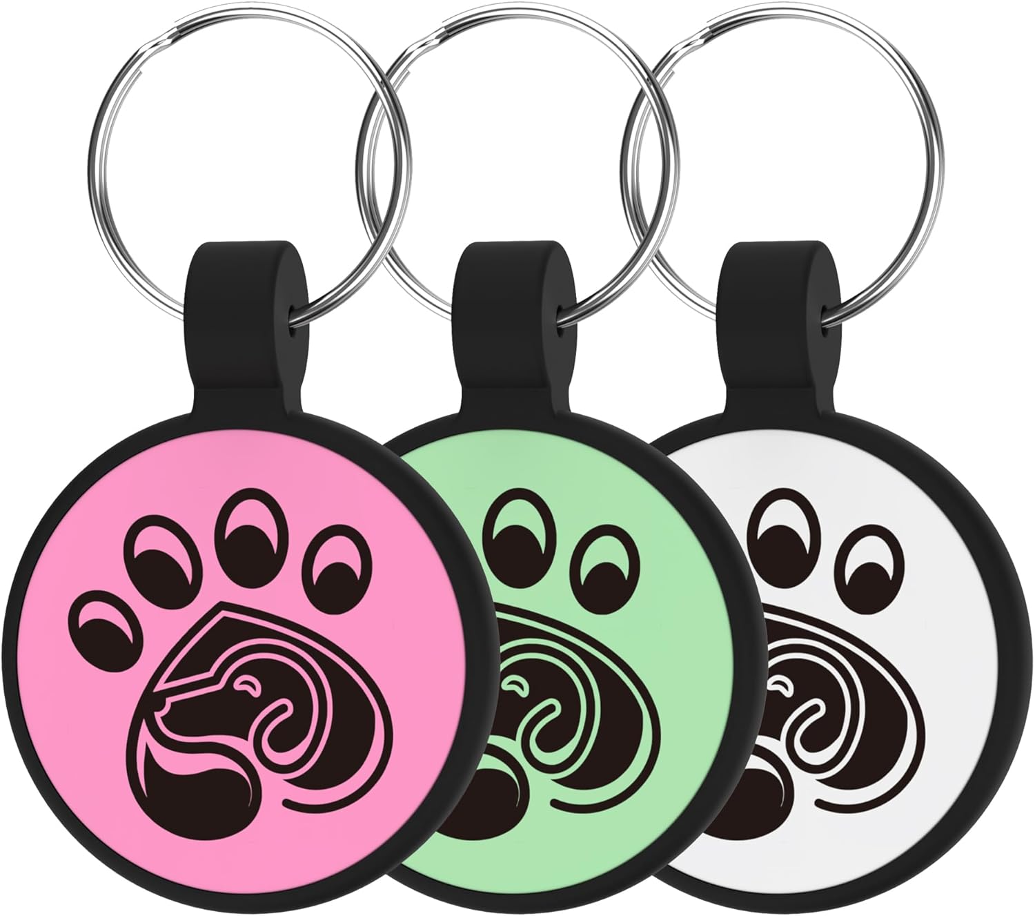 Amazon.com: WhoseID QR Code Dog ID Tag, Scannable QR Code Smart Pet Tag ...