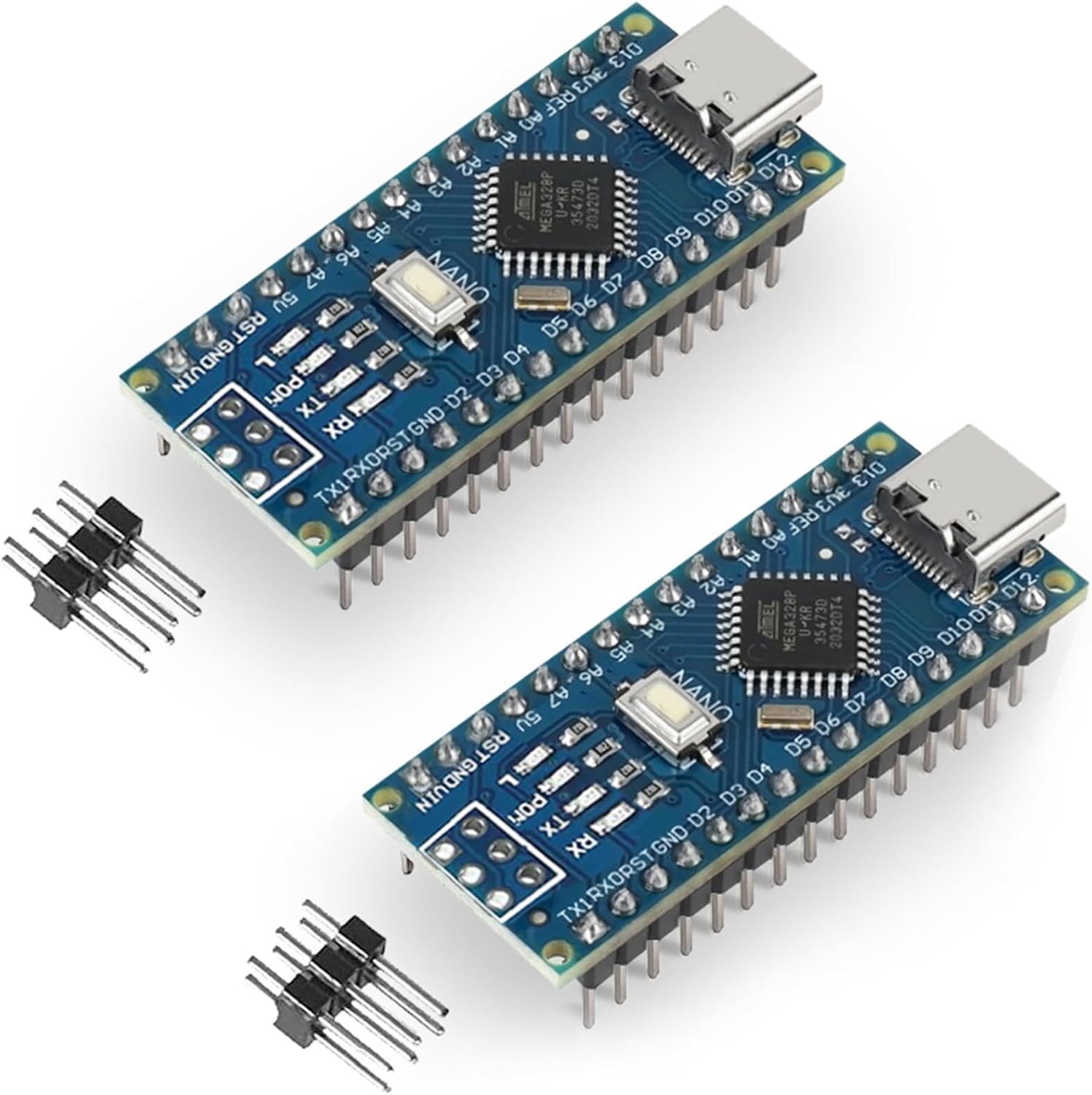 Amazon.com: KidsRobot Nano V3 ATmega328P Microcontroller Board ...