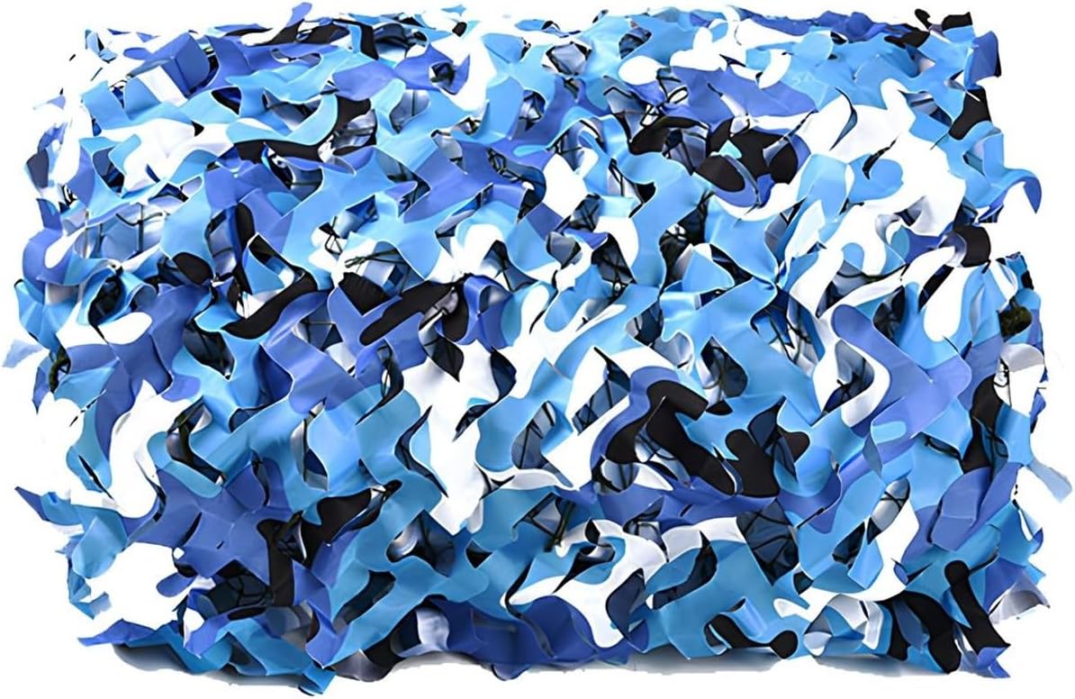 YTYTU Militär Tarnnetz, Blau-weißes Camouflage Netz, Reißfest, UV ...