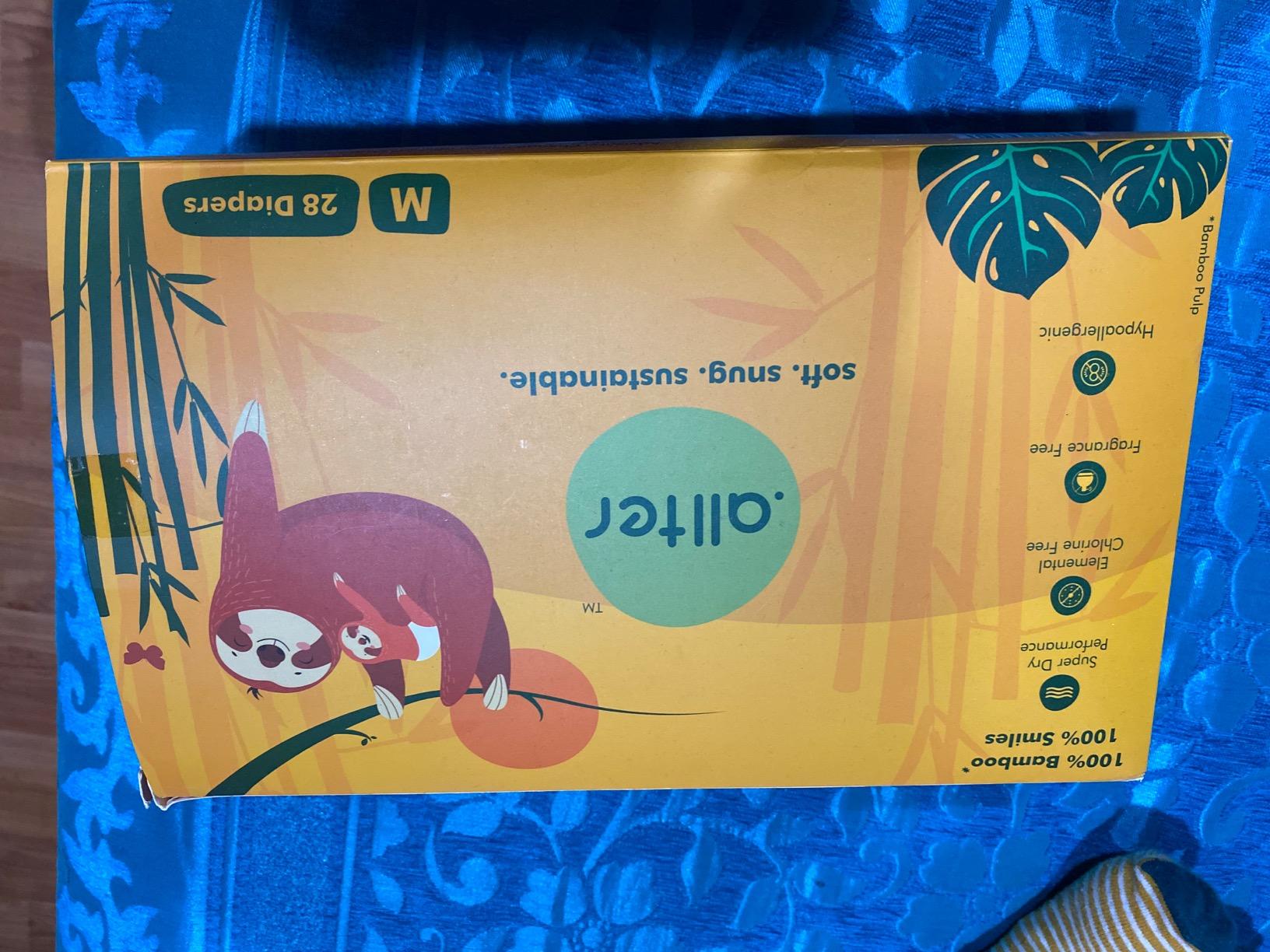 Buy .allter Organic Bamboo Diapers– Medium Size (5-8 kgs) 56 Count ...