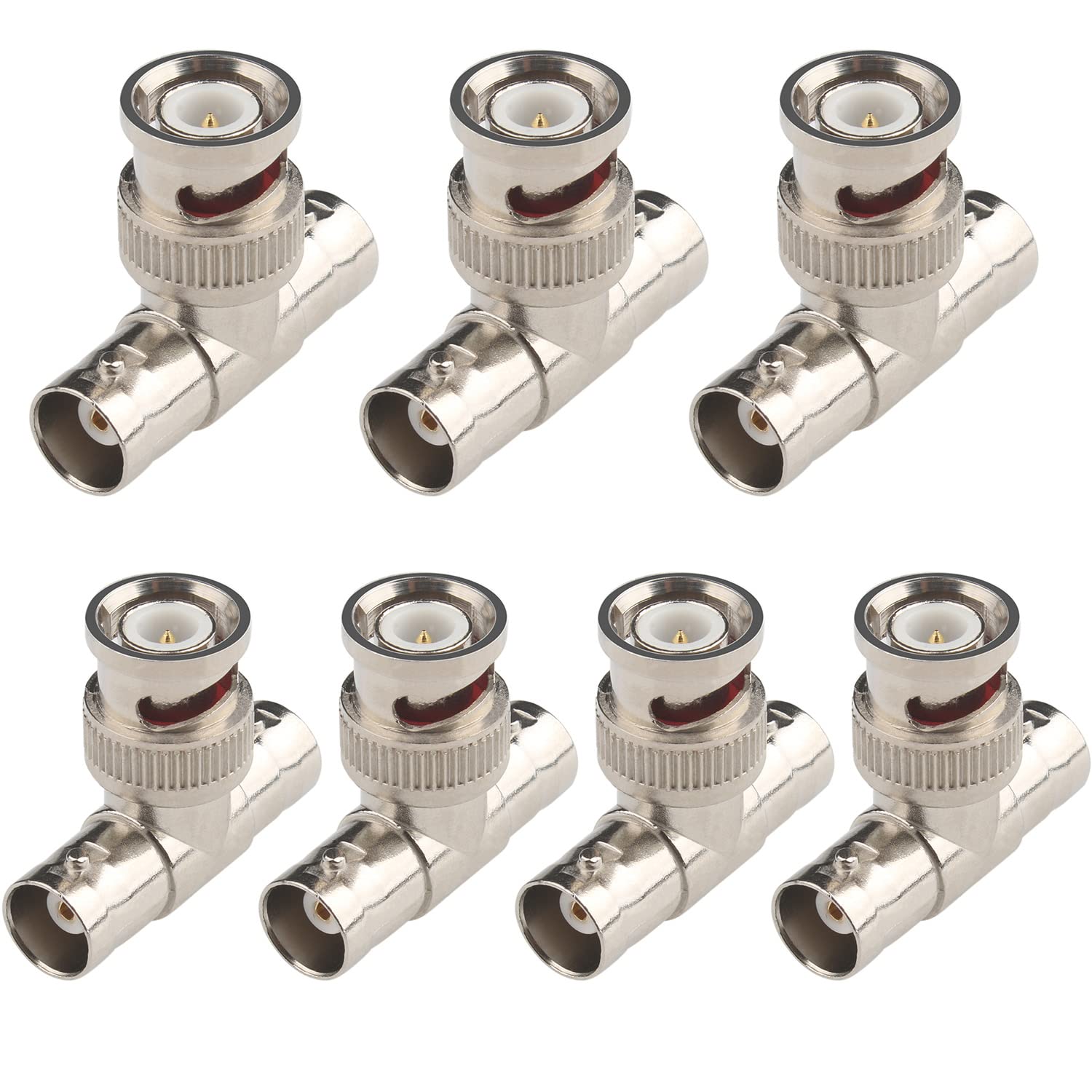 Amazon.com: Fanbalunke BNC Splitter Adapter 7 Pcs BNC Male to 2 Female ...