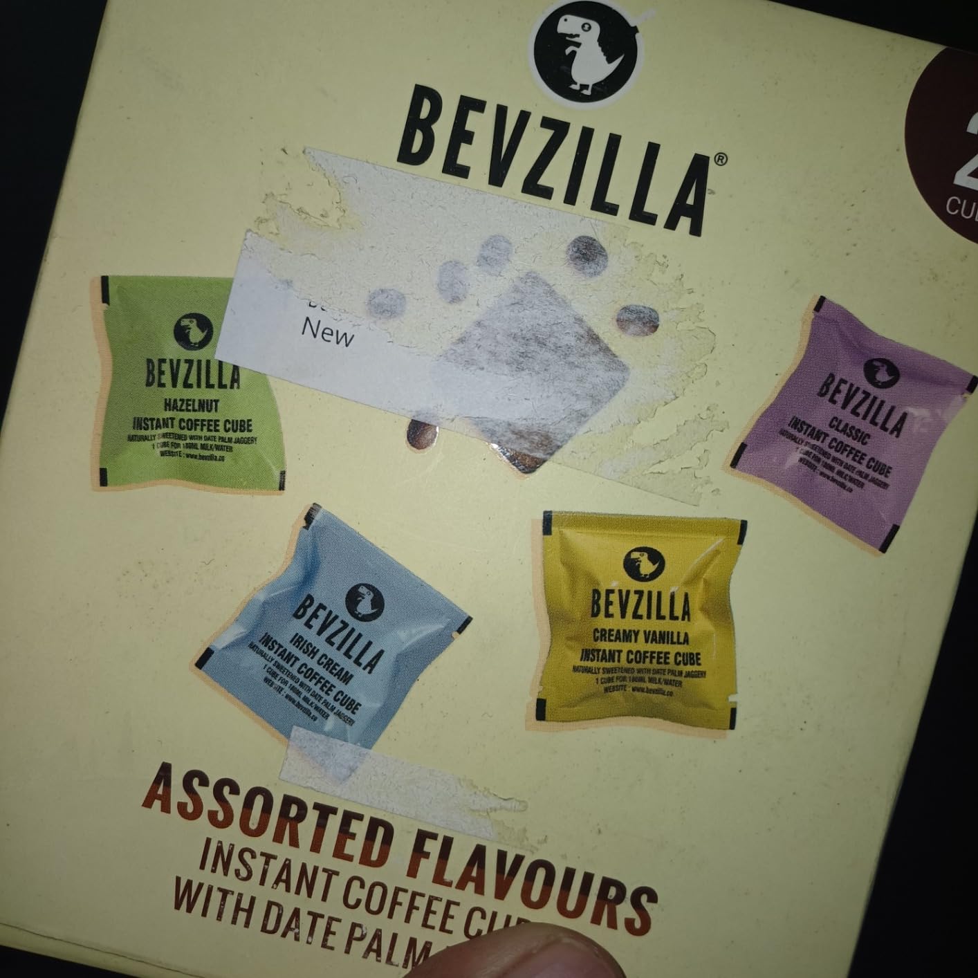 Bevzilla 30 Instant Coffee Cubes Pack with Organic Date Palm Jaggery, 5 ...