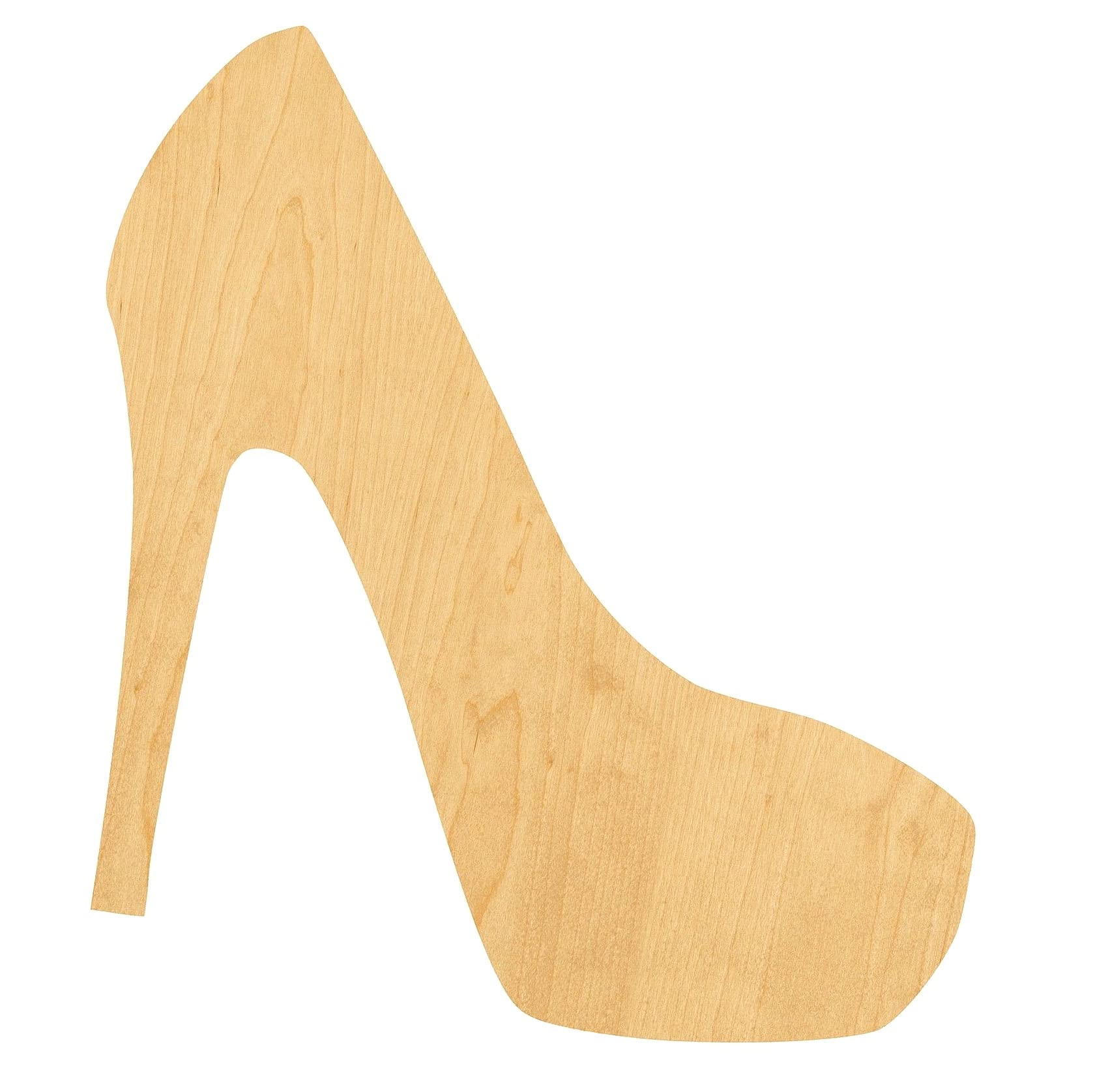 High Heel Shoe Cut Out Template