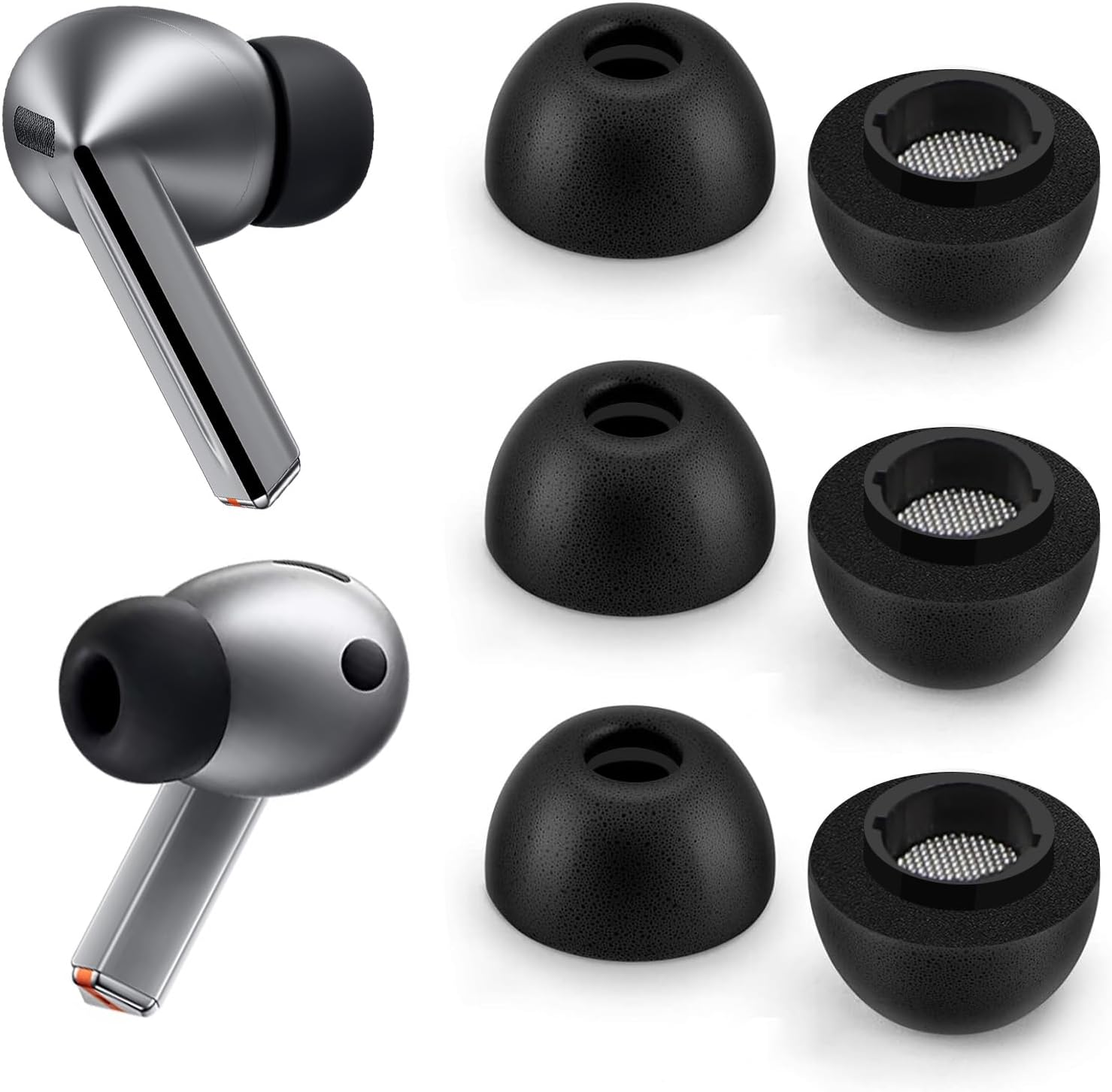 Amazon.com: Foam Ear Tips for Samsung Galaxy Buds3 Pro - Ultimate ...