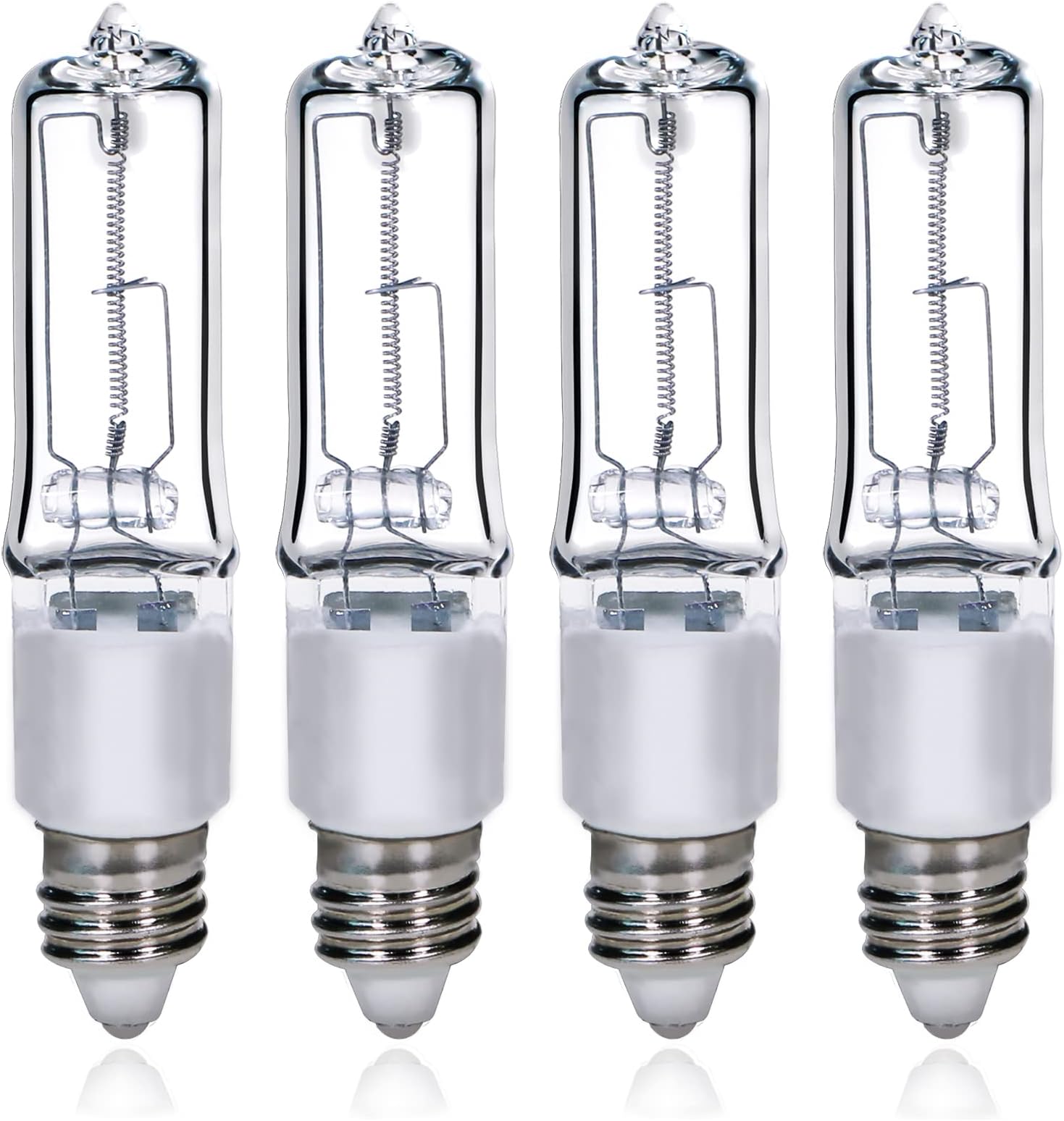 GMY JDE11 120V 100W T4 Mini Candelabra Base 1600lm 2800K Clear Dimmable ...