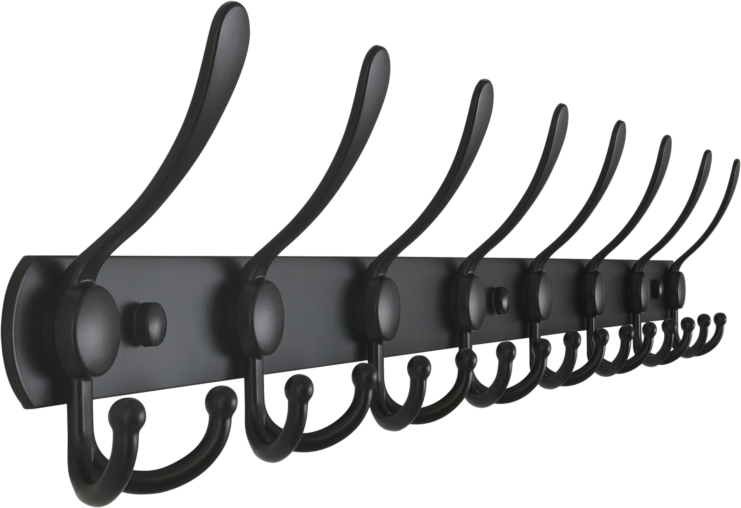 Amazon.com: PHINGEER Coat Rack Wall Mount, Wooden Heavy Duty Coat Rack ...