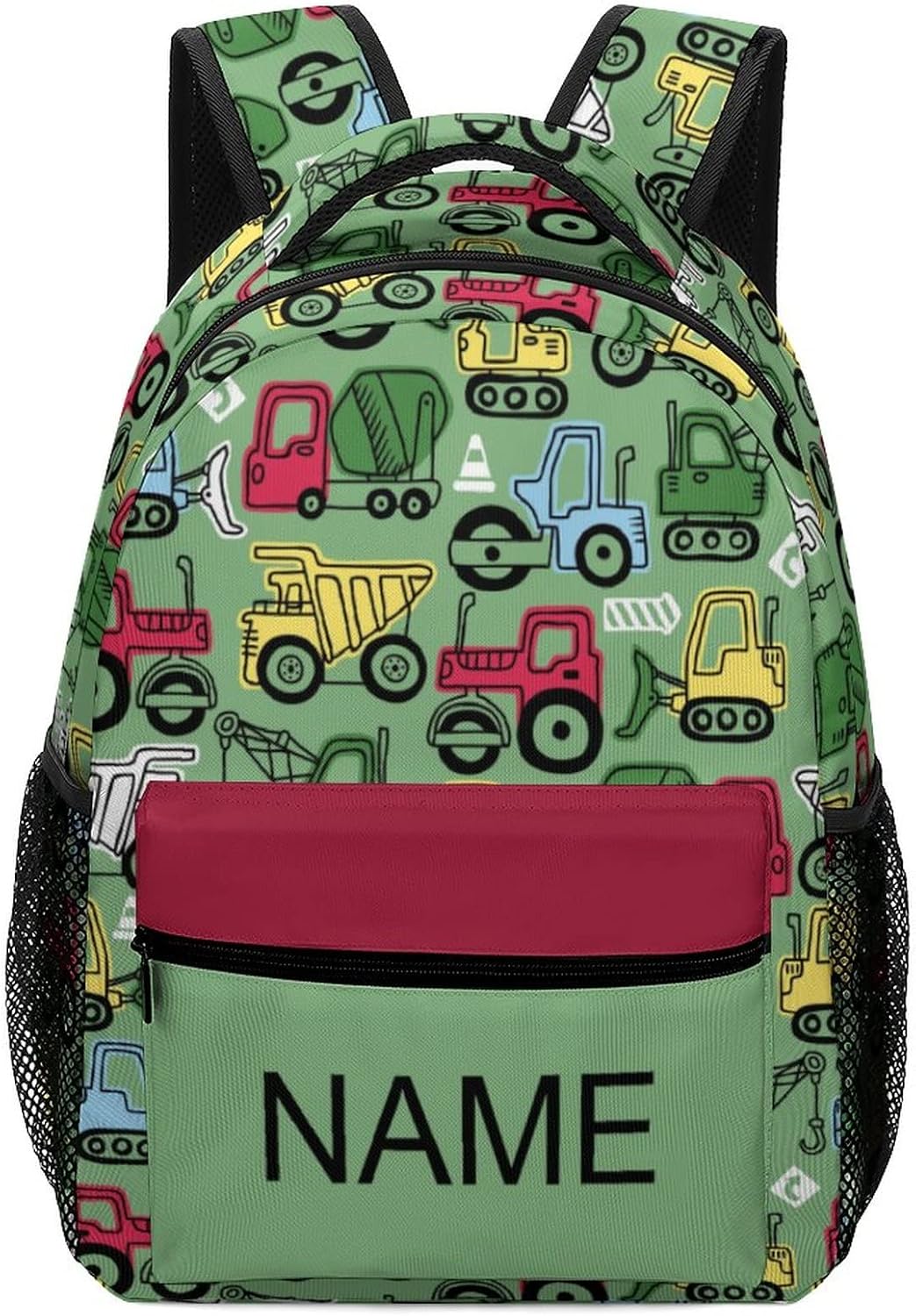 Amazon.com | Aicihert Custom Colorful Truck Car Backpack Personalized ...