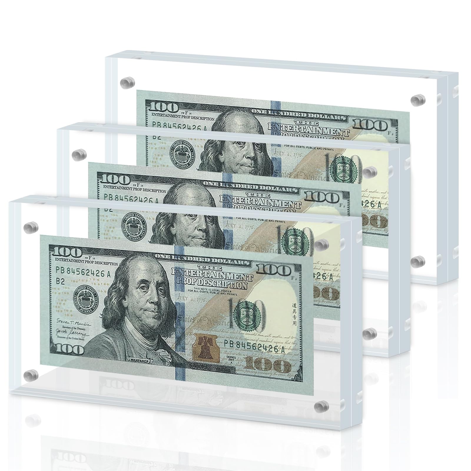 Amazon.com: Adboros Dollar Bill Frame, Acrylic Currency Display Holder ...