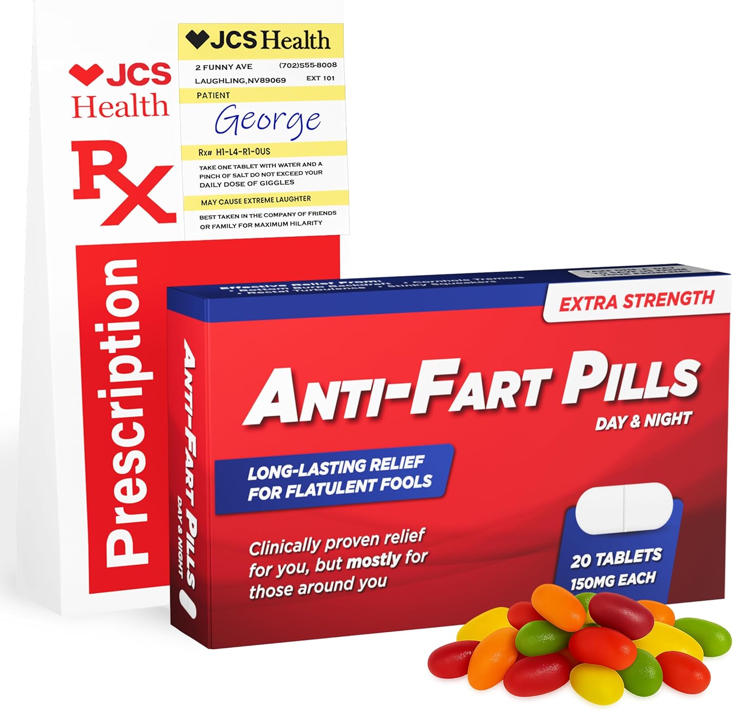 Amazon.com: Anti-Fart Pills - Funny Mothers Day Gift for Bonus Mom or ...